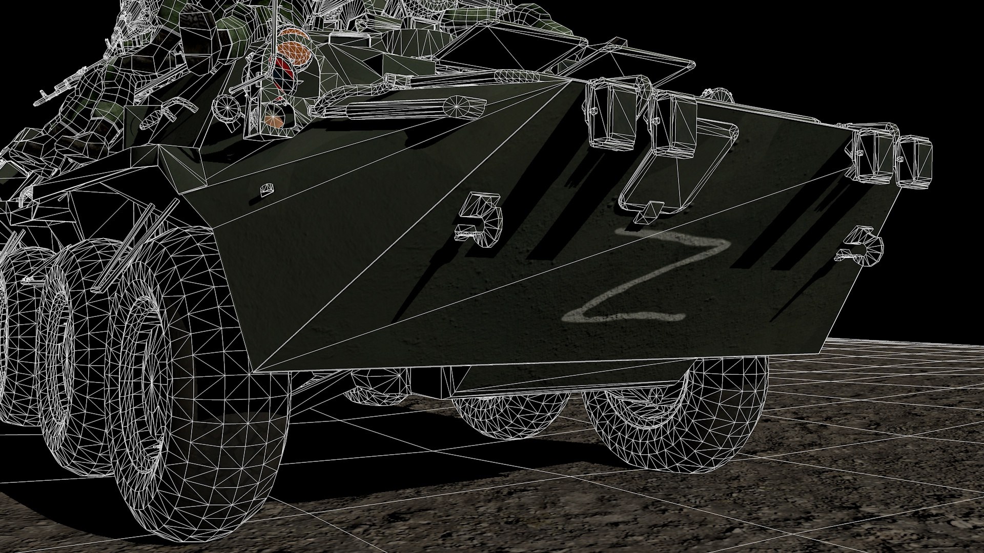3D Russian BTR Model - TurboSquid 1869824