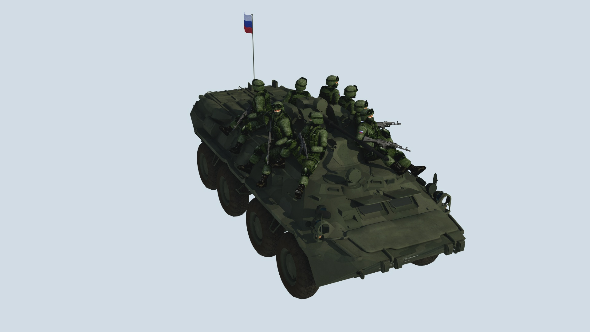 3D Russian BTR Model - TurboSquid 1869824