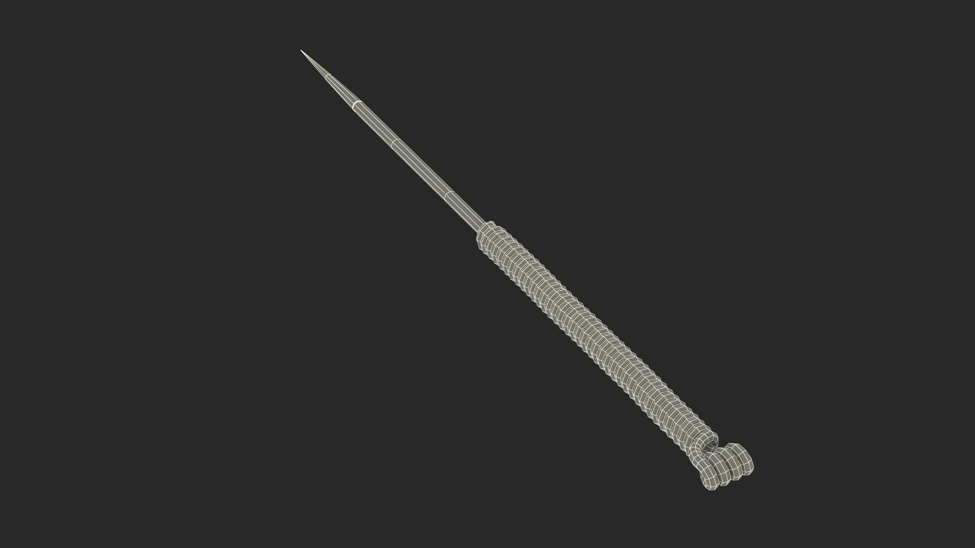 Short Acupuncture Needle Gold 3D Model - TurboSquid 2218470
