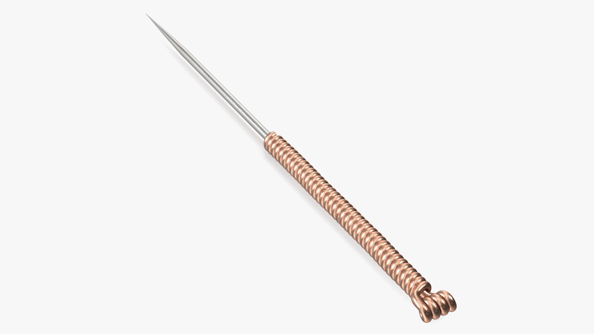 modelo 3d Aguja De Acupuntura Corta Dorada - TurboSquid 2218470