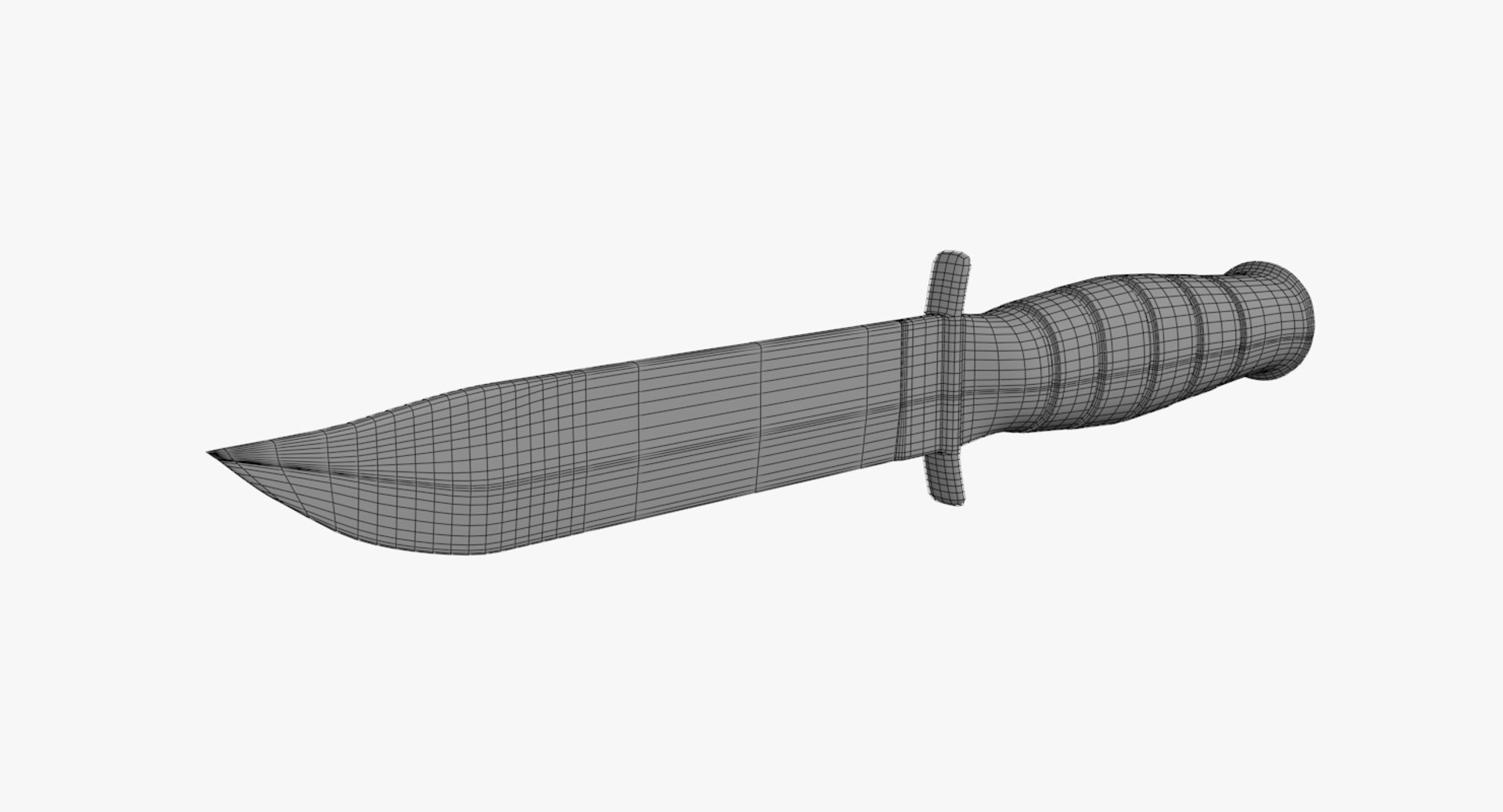 3d assault knife model