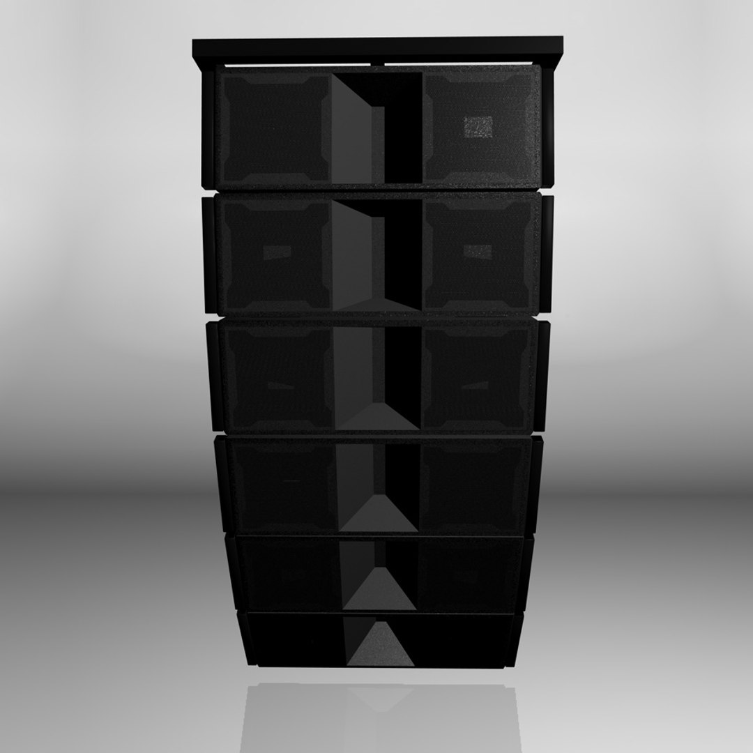 Jbl Vertec Loudspeaker 3d Model