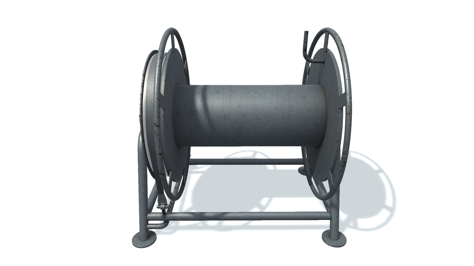 Hawser Reel C Gray 3D Model - TurboSquid 1854180