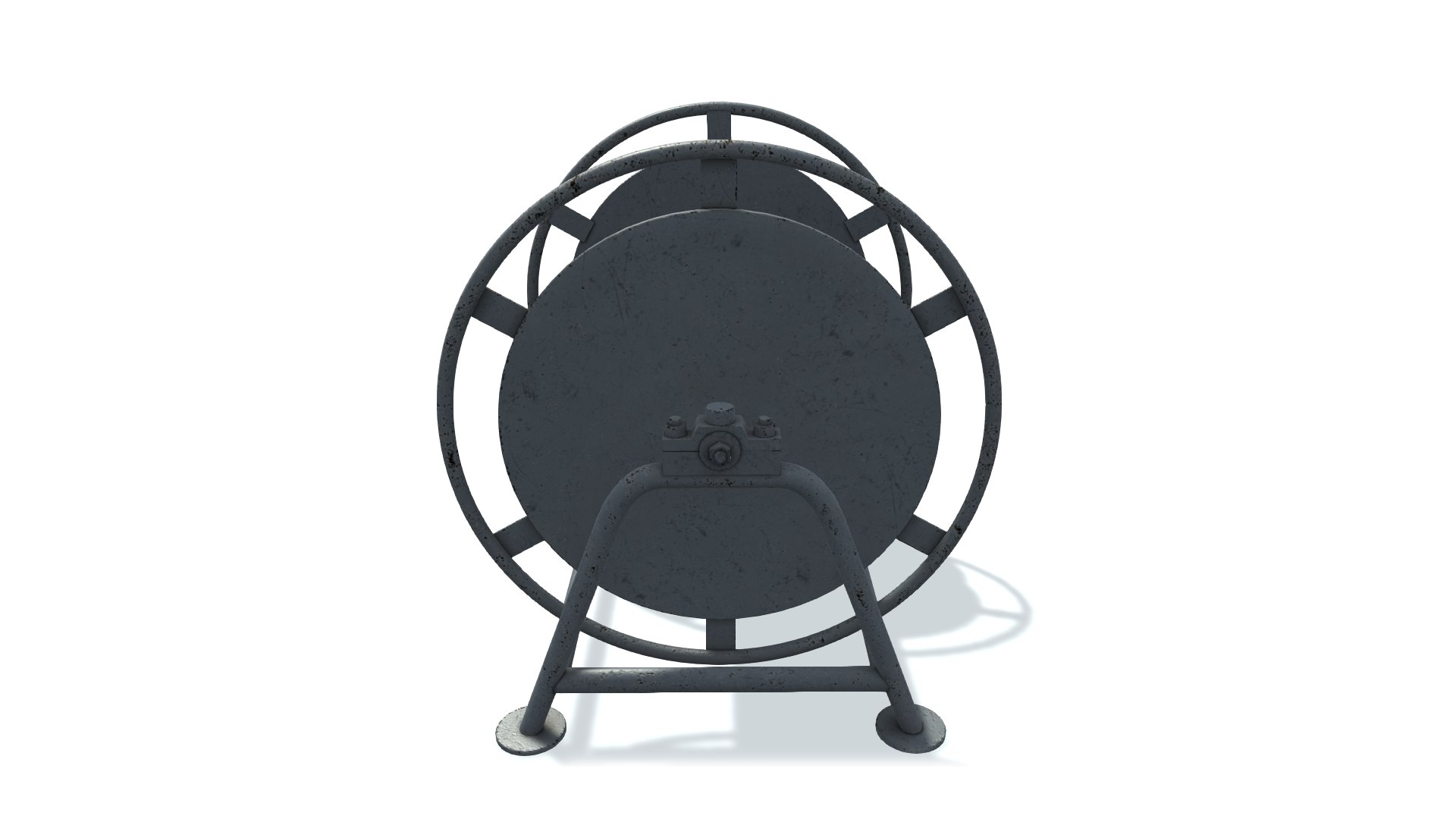 Hawser Reel C Gray 3D Model - TurboSquid 1854180