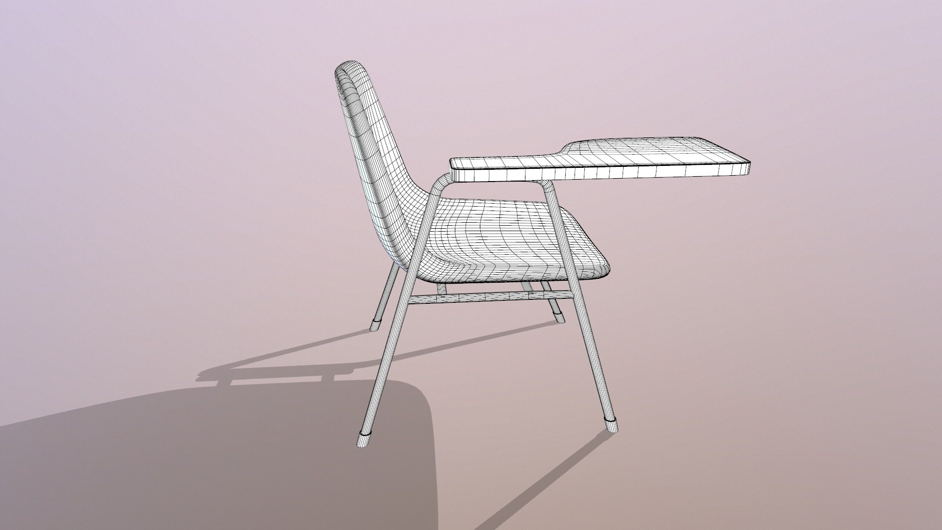 3D Student Chair - TurboSquid 2251949
