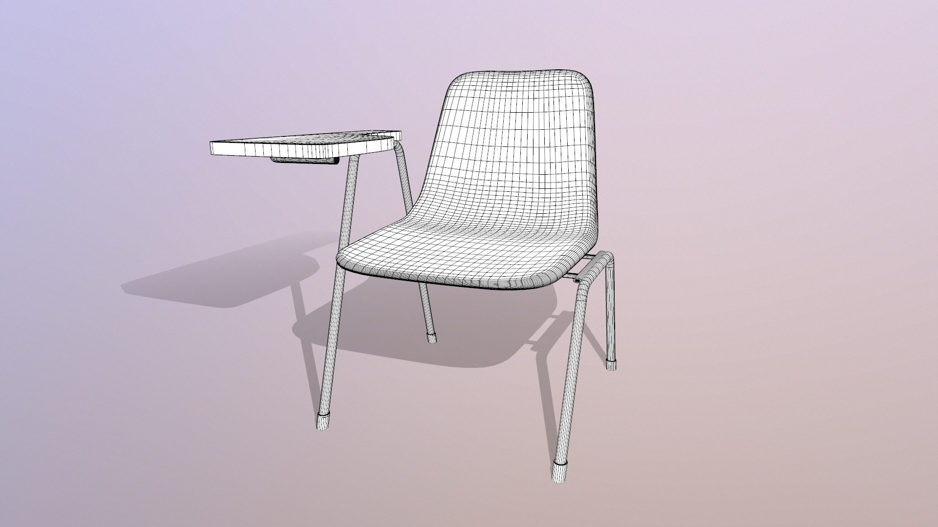 3D Student Chair - TurboSquid 2251949