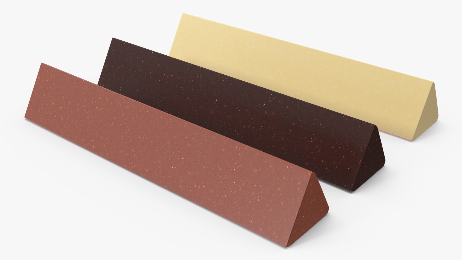 3D Toblerone Chocolate Bars Model - TurboSquid 1768810