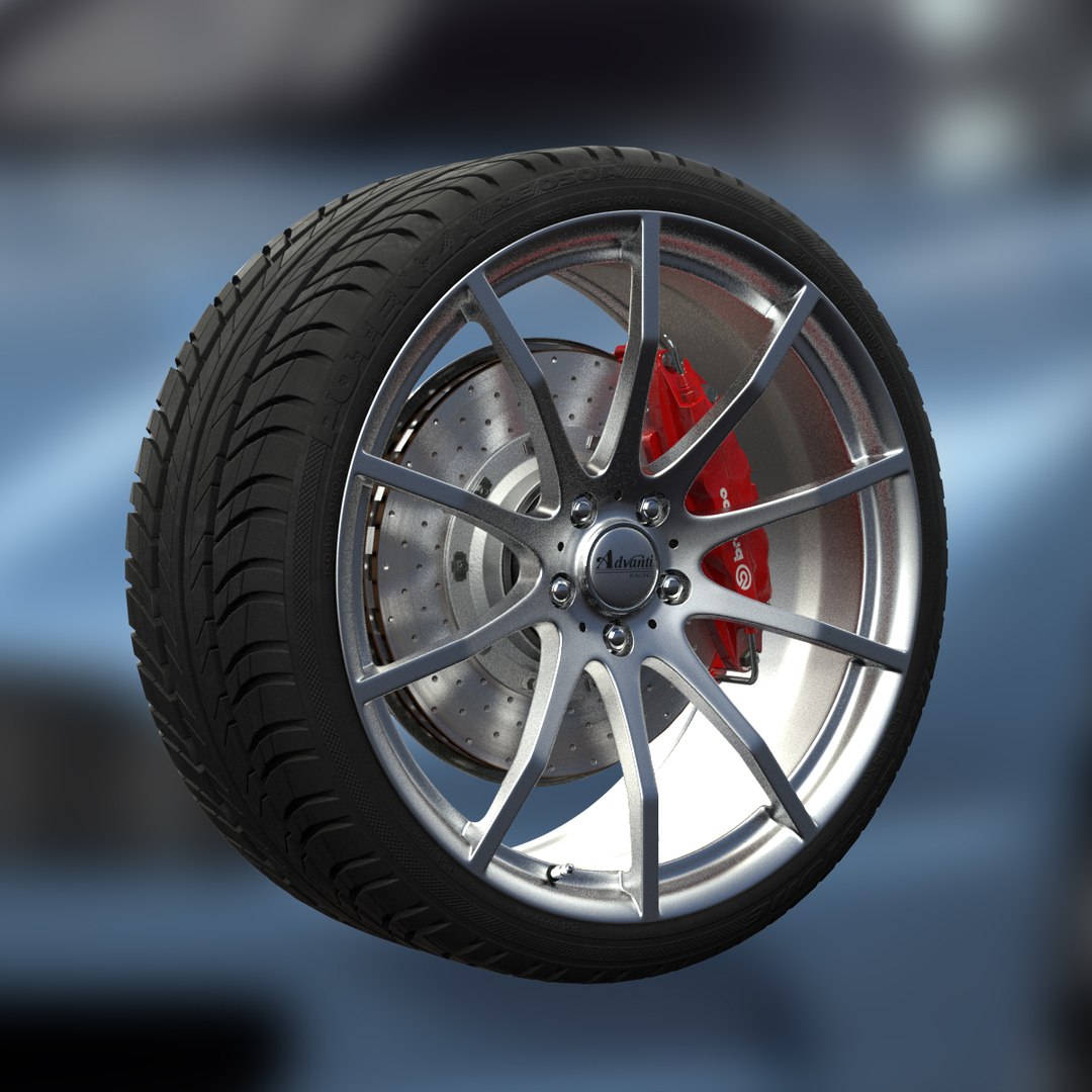 3d Advanti Vulkan Wheel Model