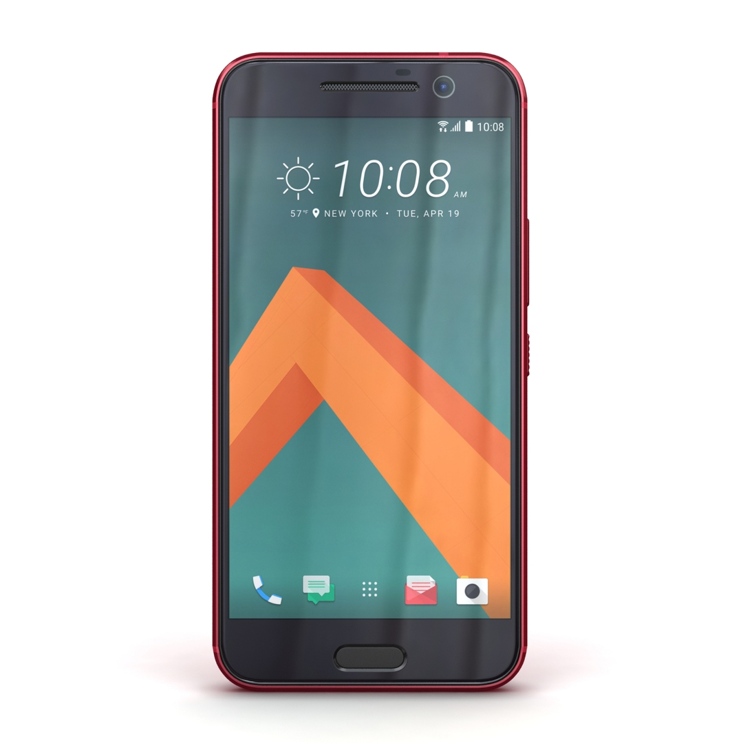 Htc 10 Camellia Red 3d Obj