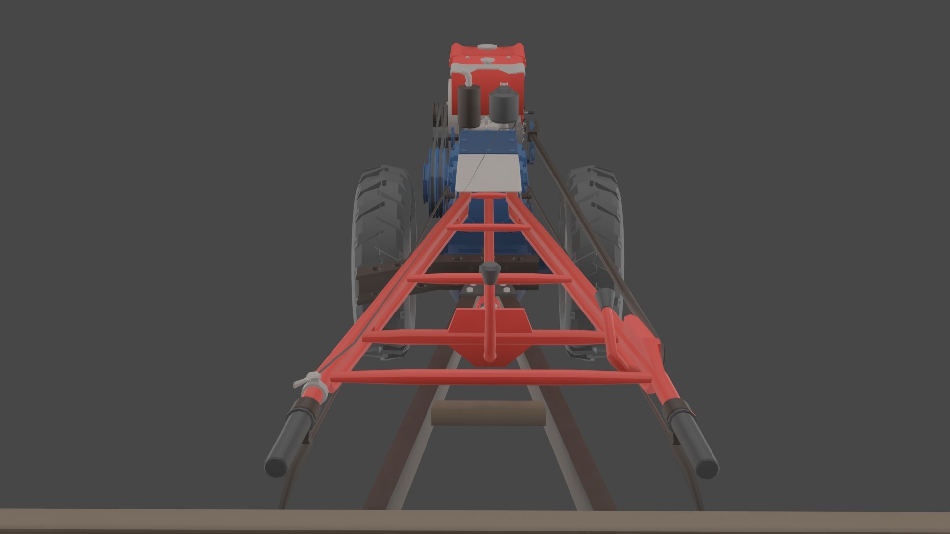 Low-poly Local Thailand Tractor Model 3D Model - TurboSquid 1971806