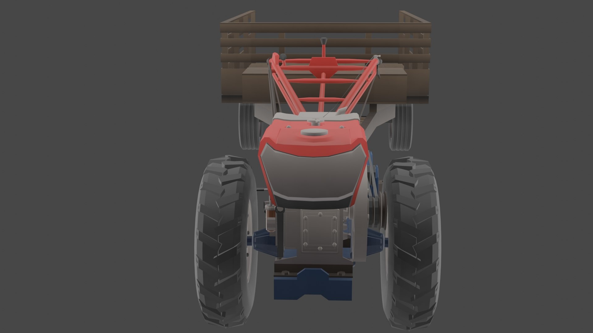 Low-poly Local Thailand Tractor Model 3D Model - TurboSquid 1971806