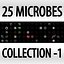 3d Model 25 Microbes Micro Sets
