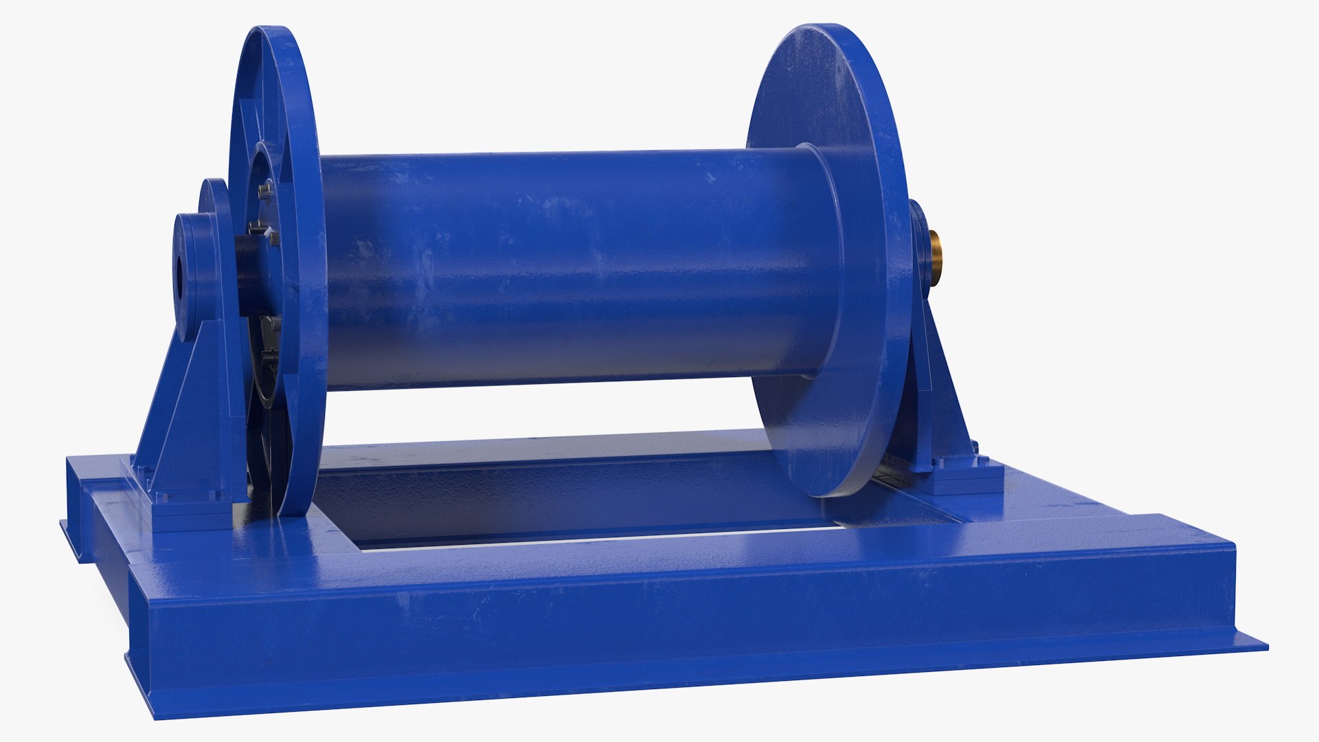 Winch wire rope drum model - TurboSquid 1624032