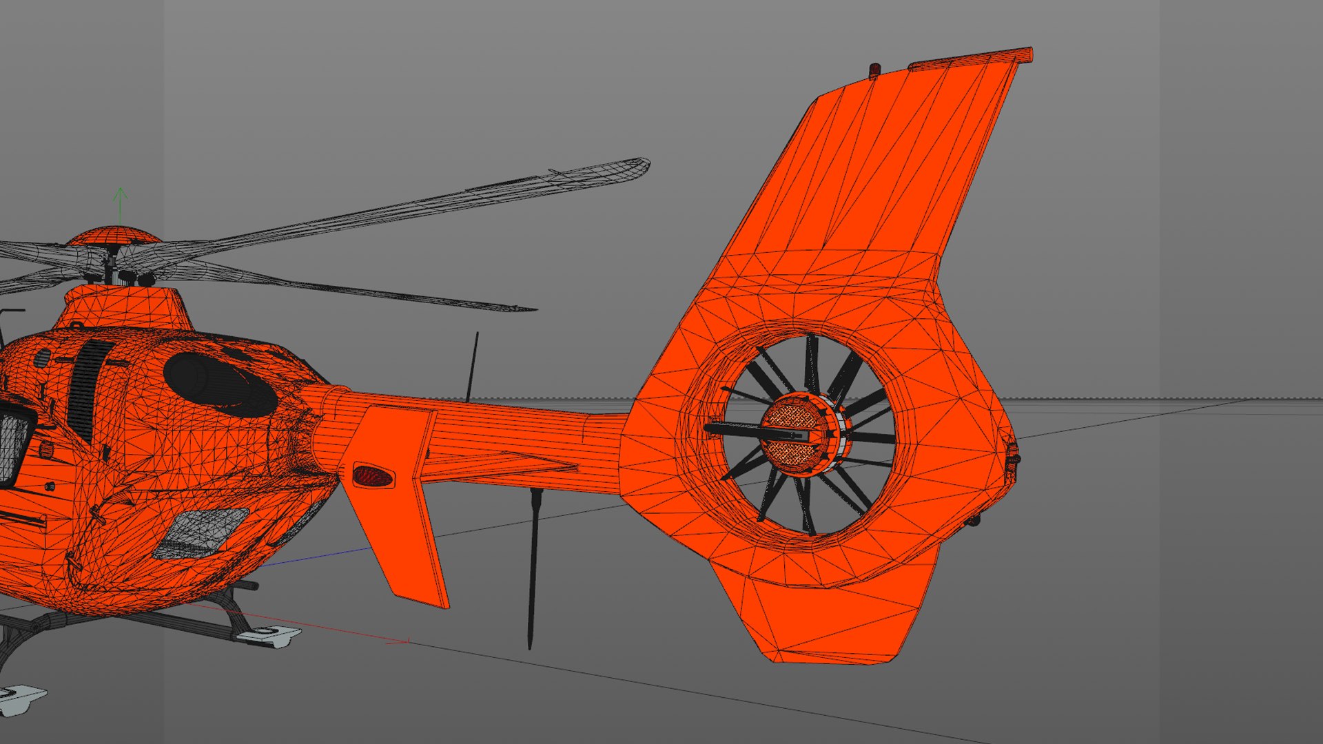 blades rotation 3d c4d