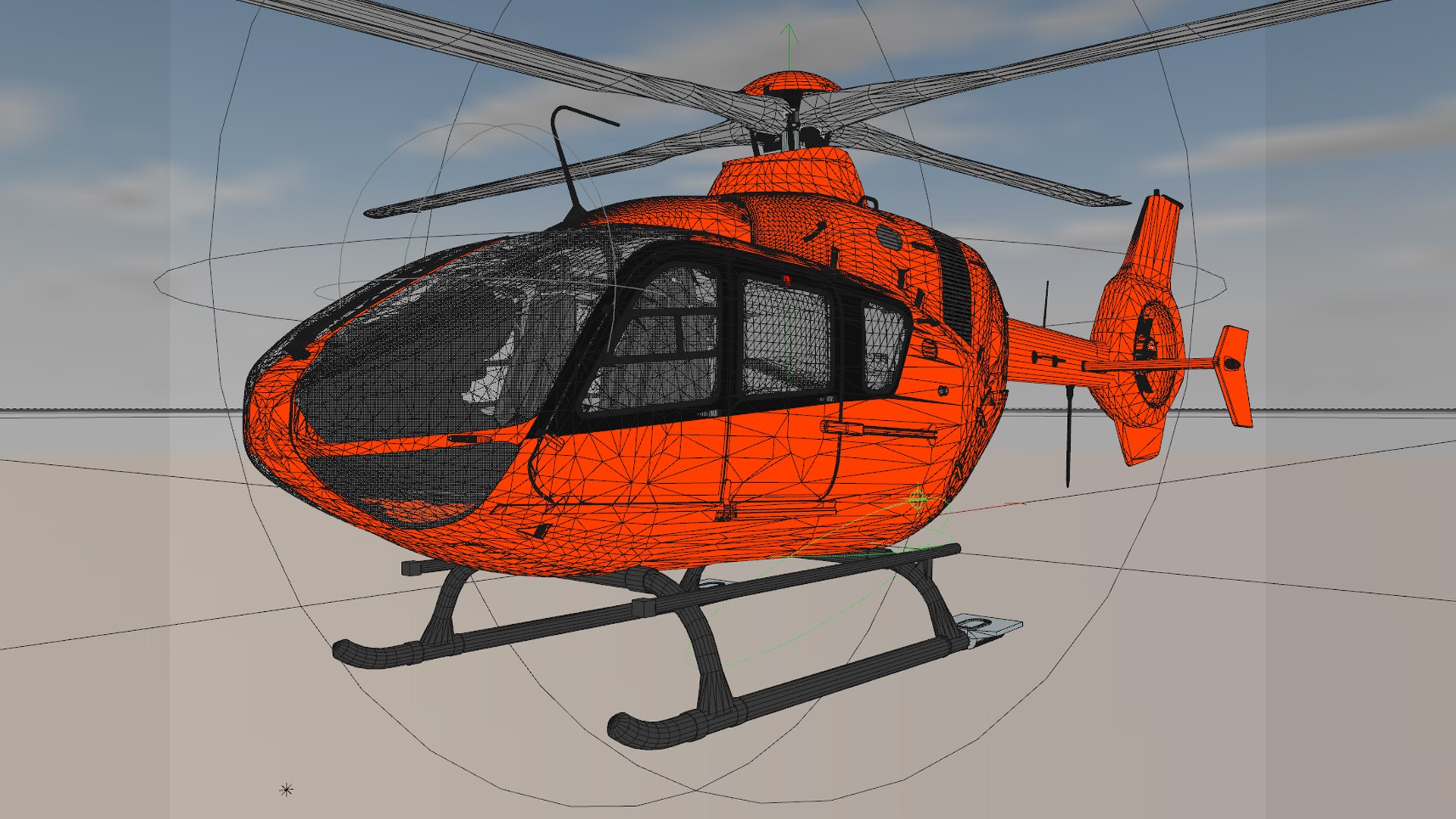 blades rotation 3d c4d