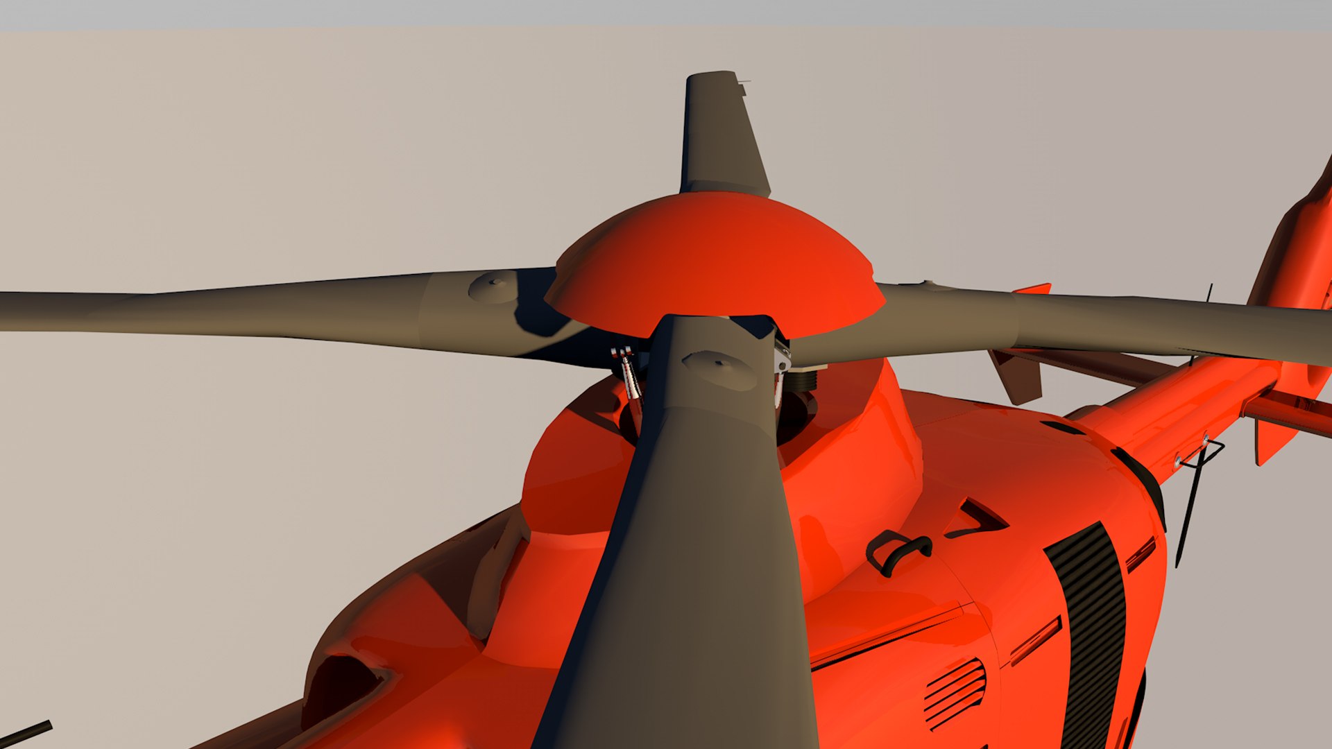 blades rotation 3d c4d