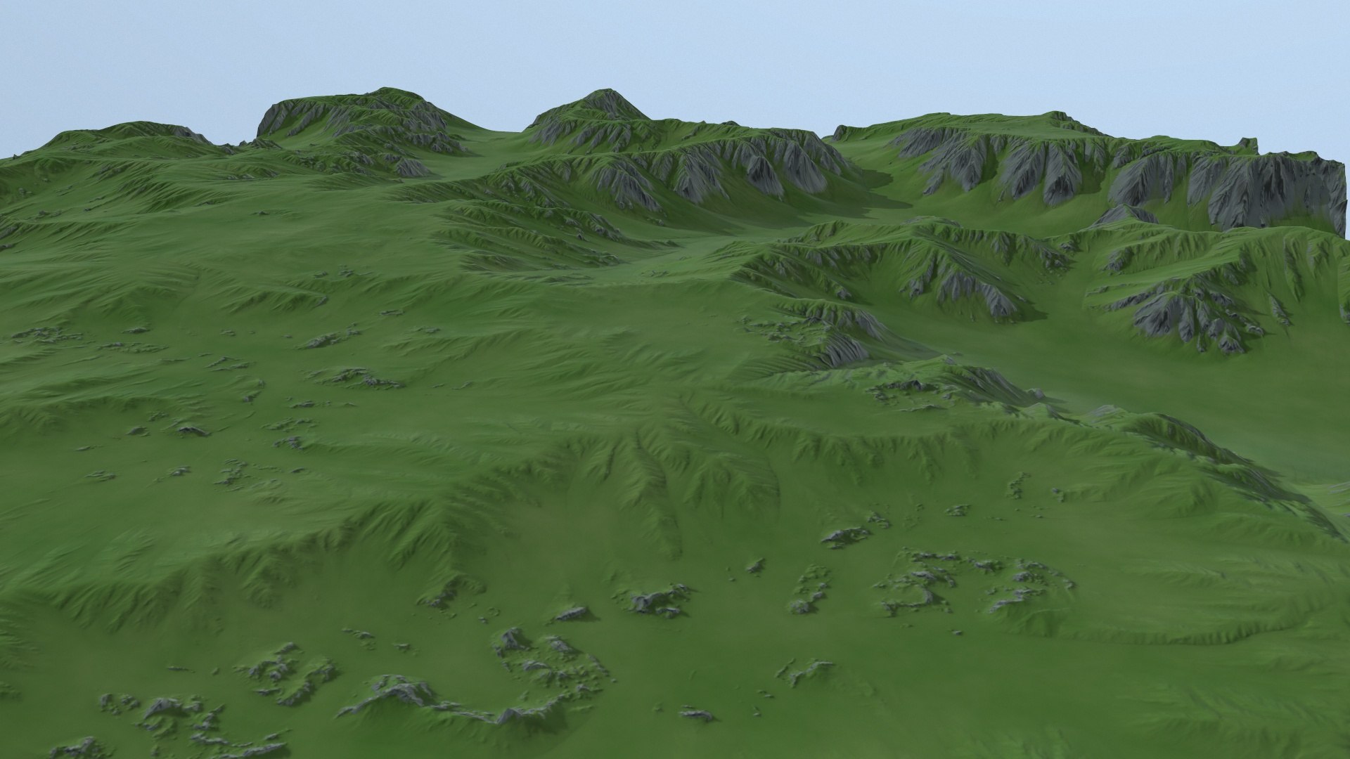 3D land landscape scape - TurboSquid 1707361