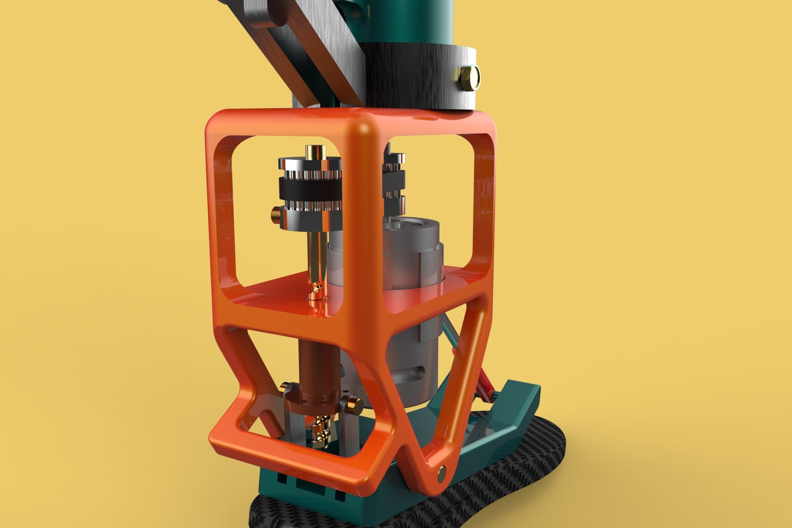 POWERED ANKLE-KNEE PROSTHESIS ROBOTIC MECHANICAL LEG PROSTHETIC 3D ...