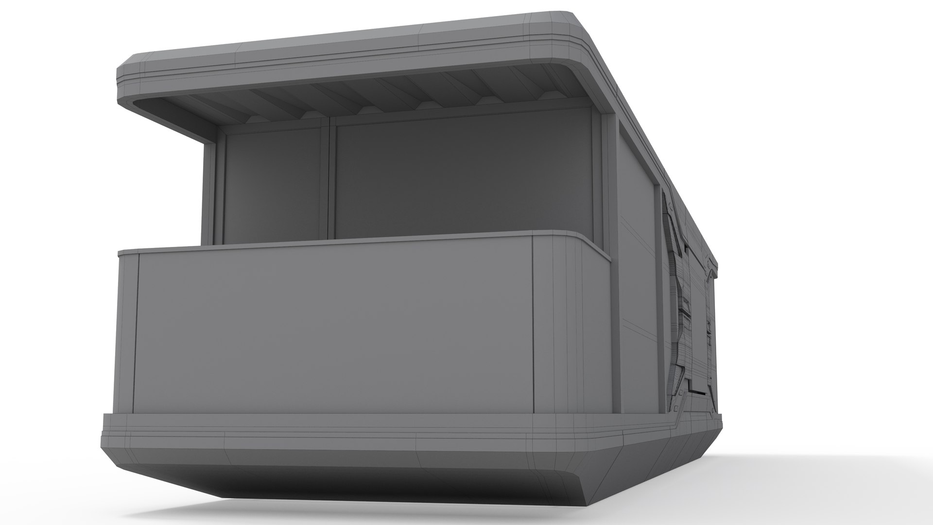 3D Capsule Modular Two-Room House - TurboSquid 2385862
