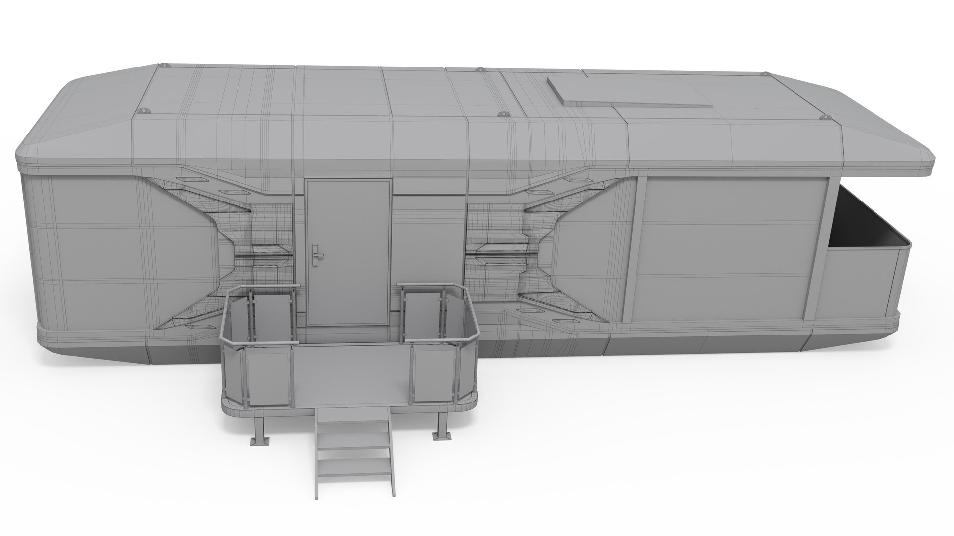3D Capsule Modular Two-Room House - TurboSquid 2385862