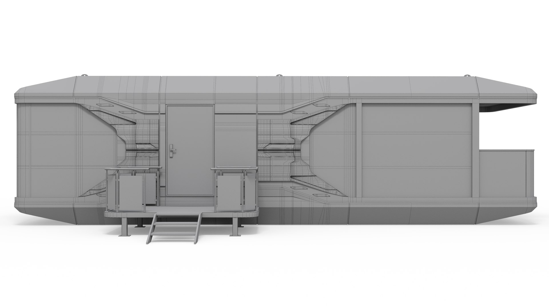 3D Capsule Modular Two-Room House - TurboSquid 2385862