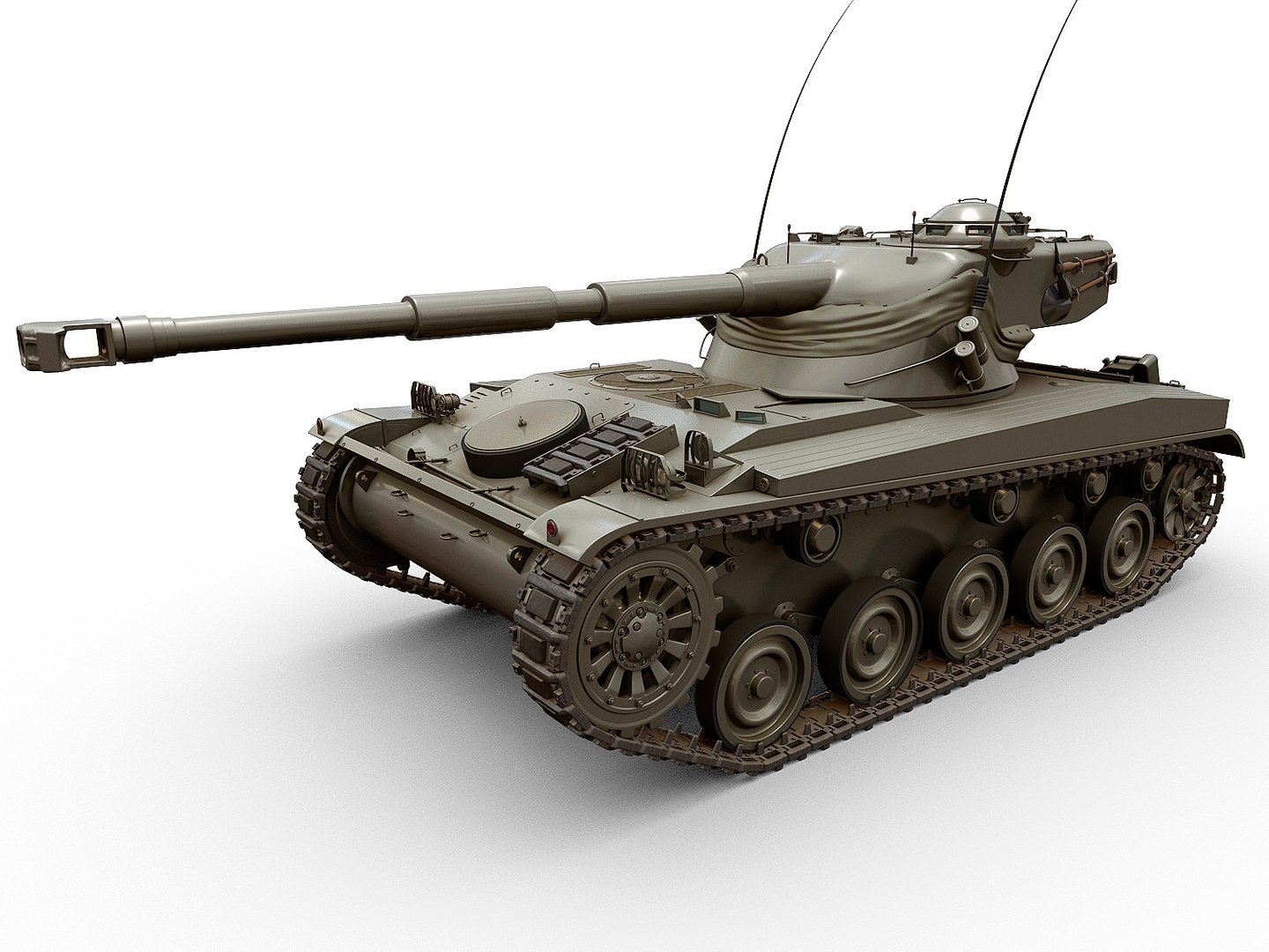 3D Model Amx-13 Tank French - TurboSquid 1462035