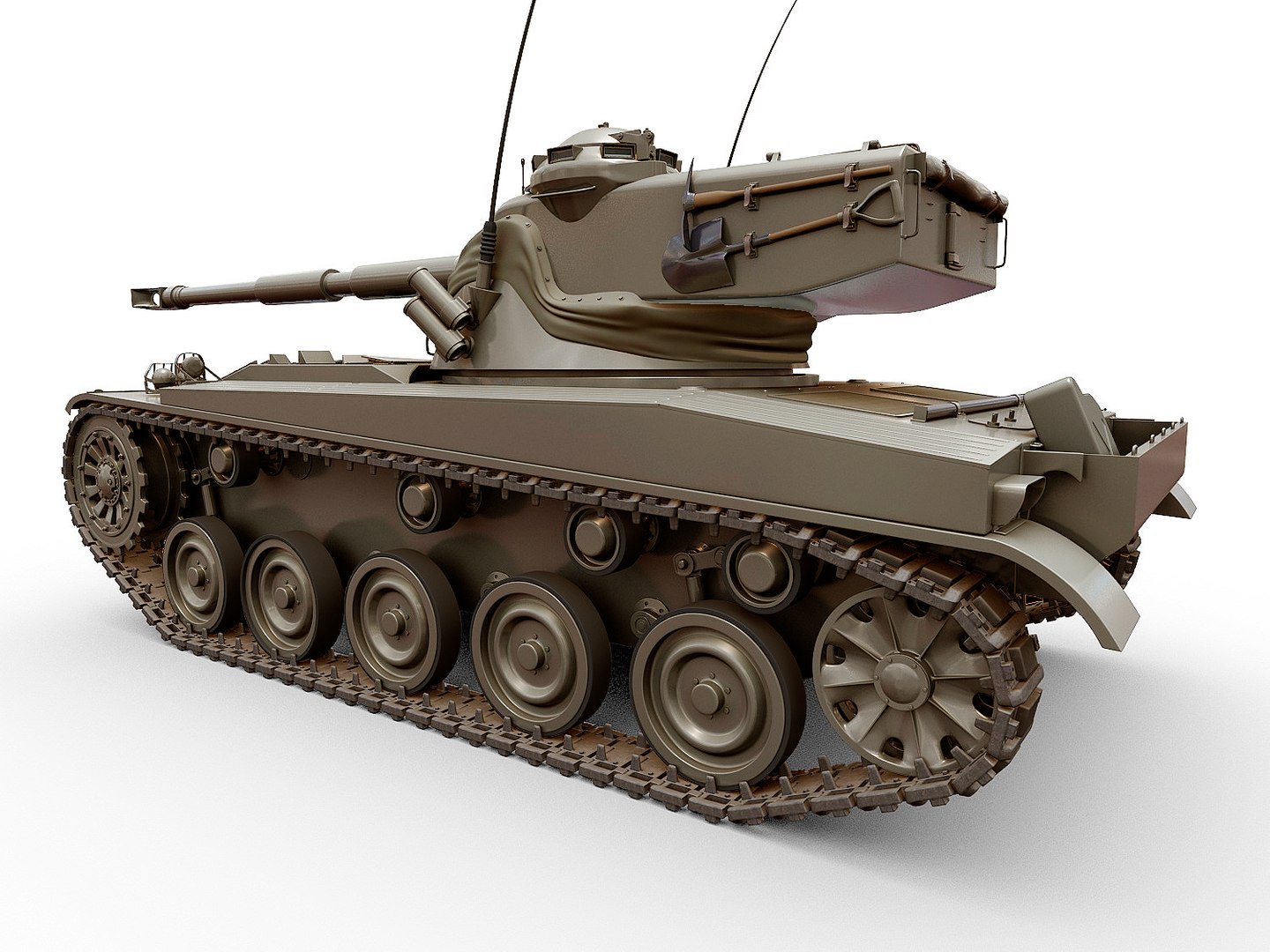 3D Model Amx-13 Tank French - TurboSquid 1462035