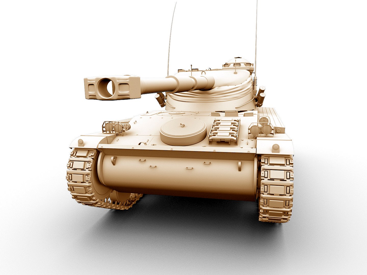 3D Model Amx-13 Tank French - TurboSquid 1462035
