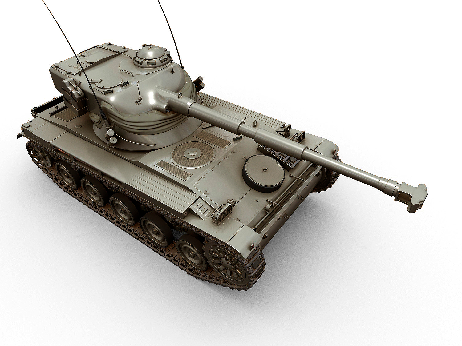 3D model amx-13 tank french - TurboSquid 1462035
