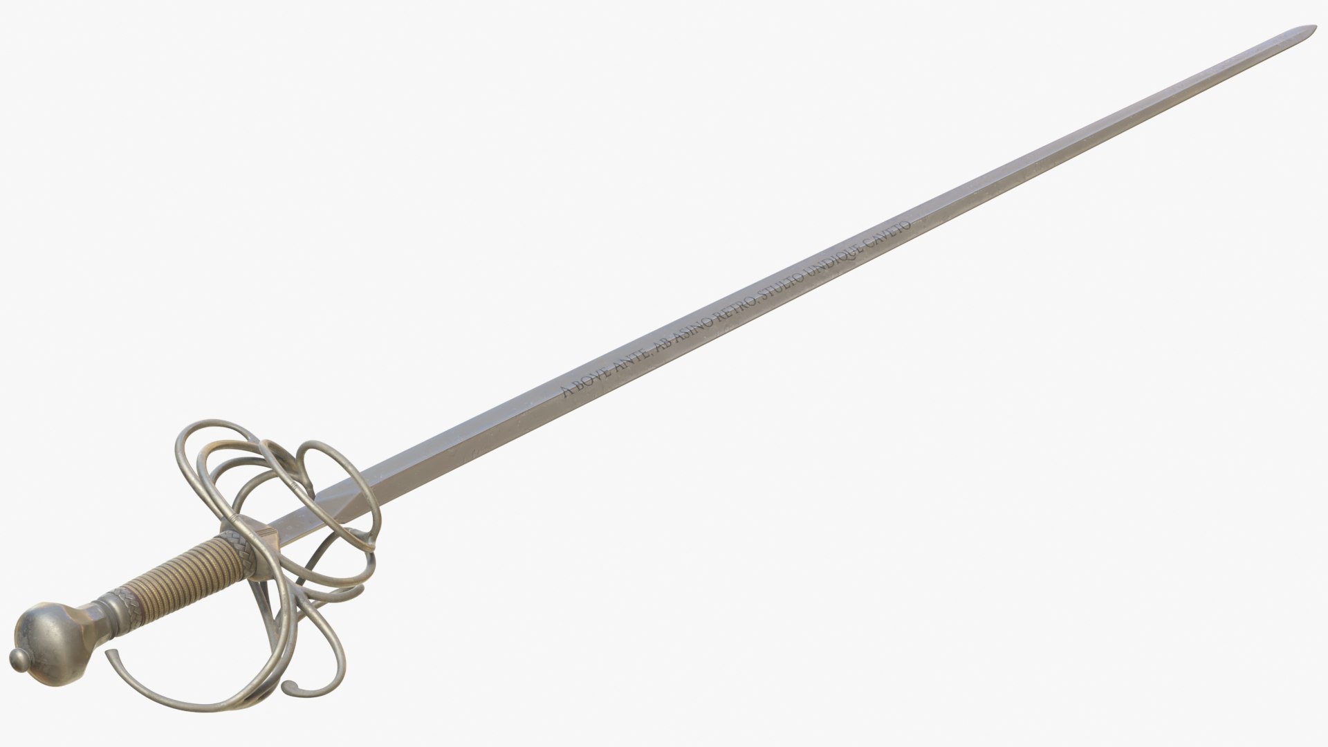 3D Model Rapier 01 A - TurboSquid 1883805