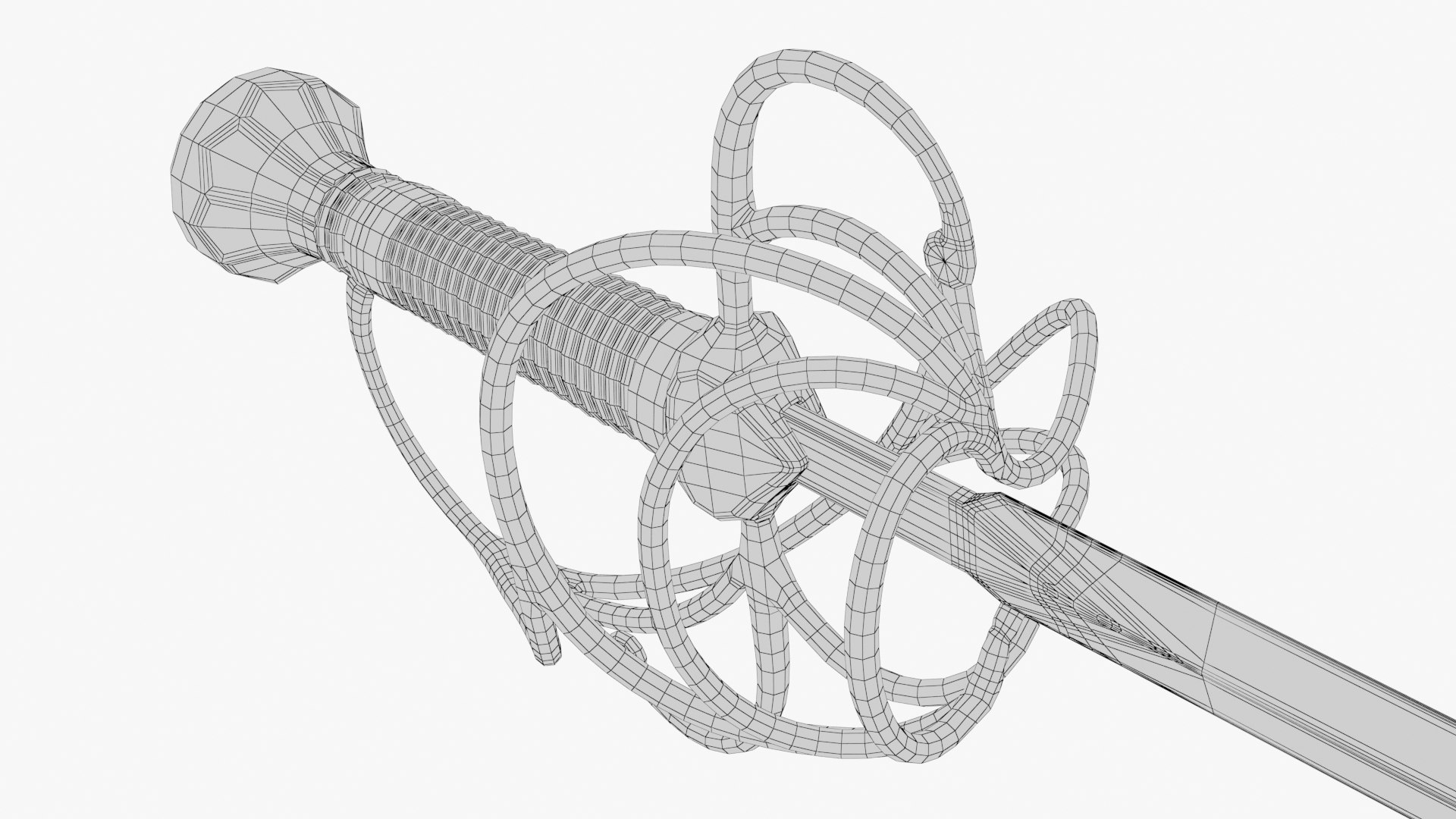 3D Model Rapier 01 A - TurboSquid 1883805