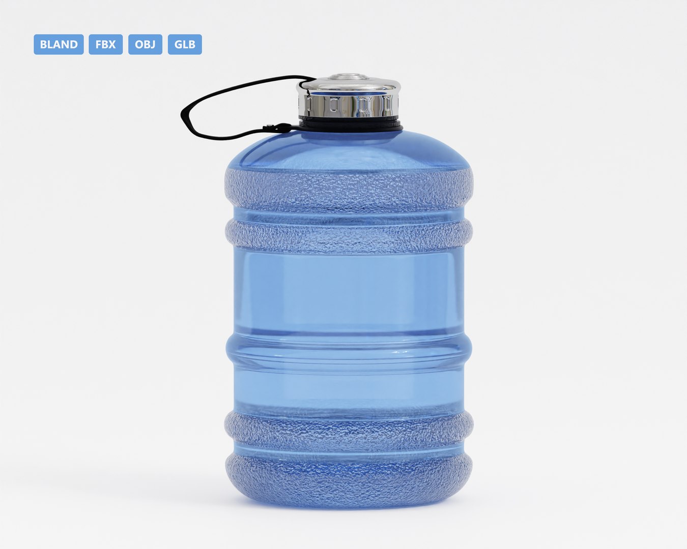 Water Bottle Container 3D Model - TurboSquid 2124283