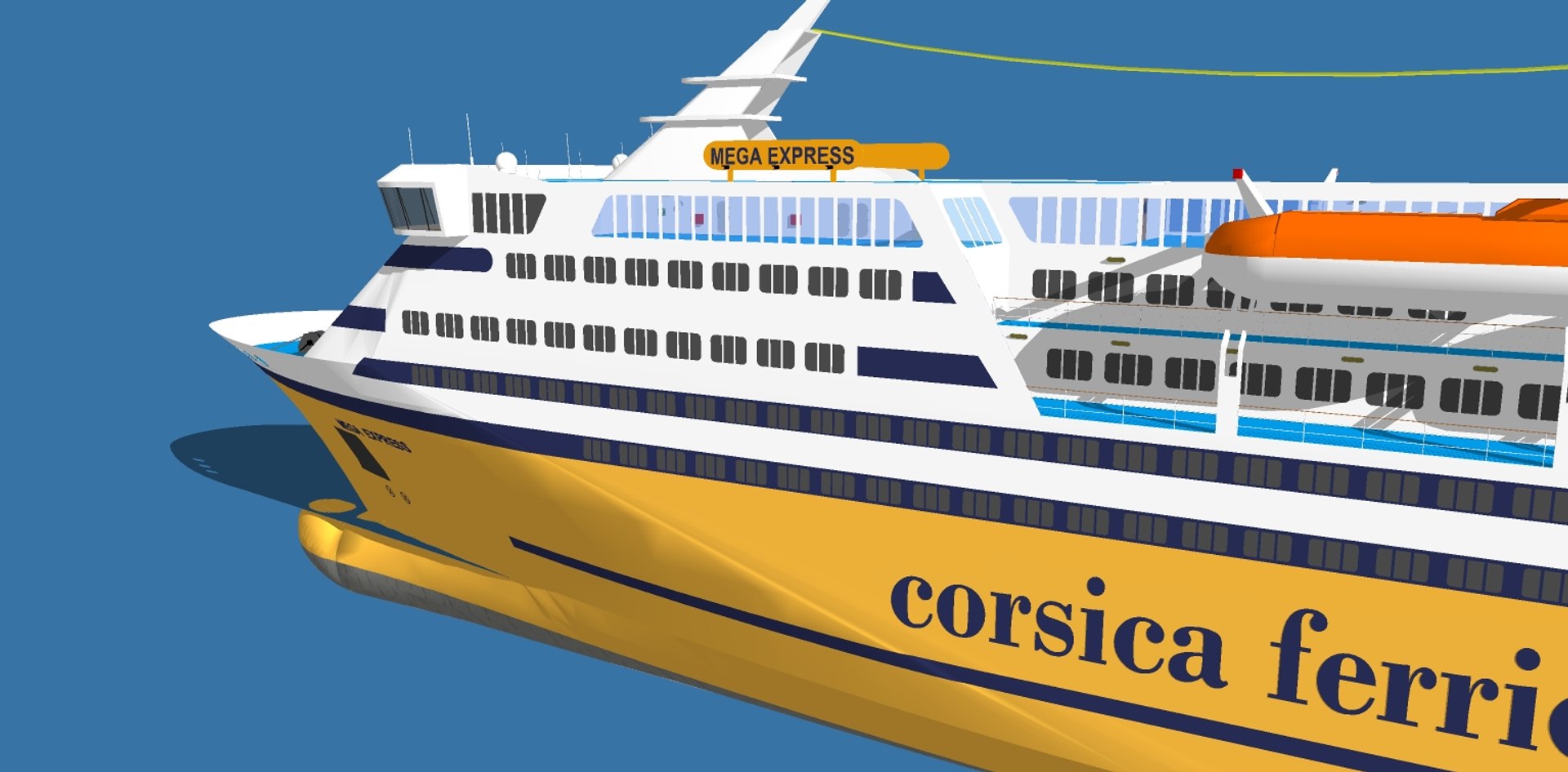 Mega Express 3d Model