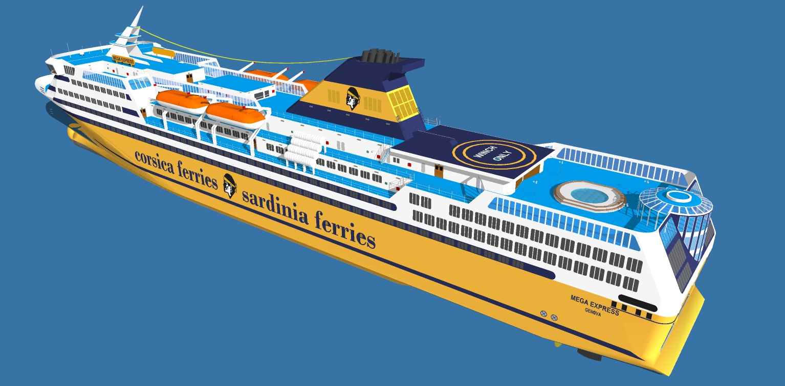 mega express 3d model