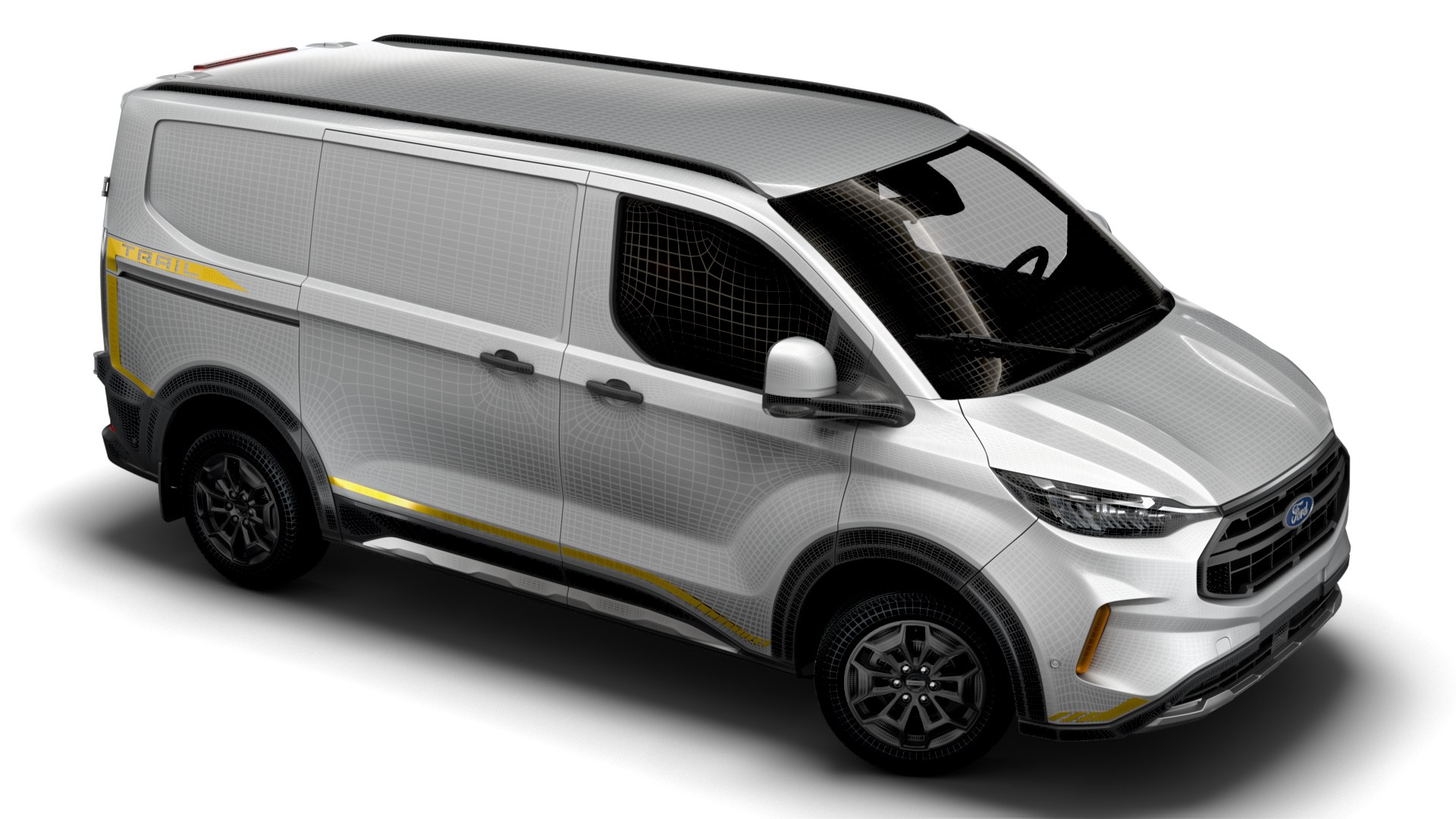 3D Model Ford Transit Custom Trail L1H1 2023 - TurboSquid 2002057