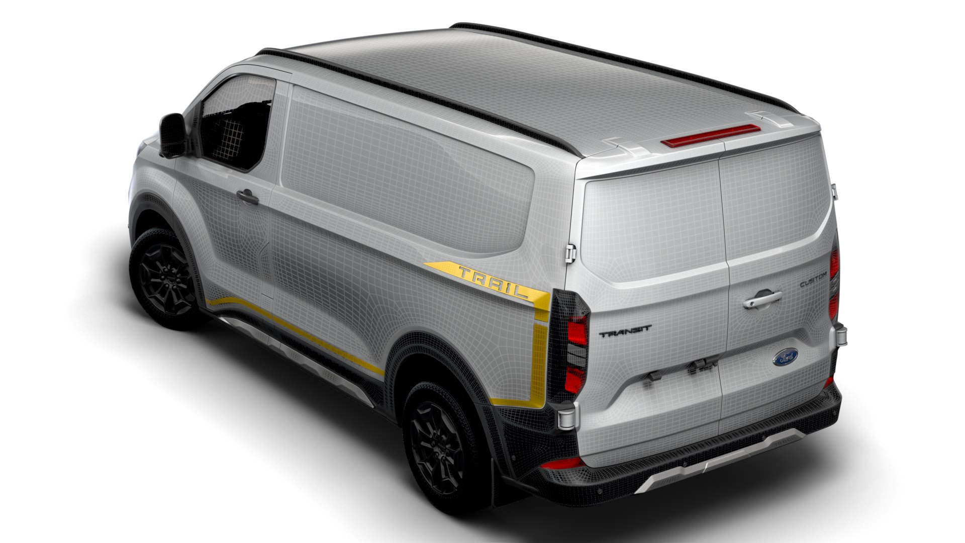 3D Model Ford Transit Custom Trail L1H1 2023 - TurboSquid 2002057