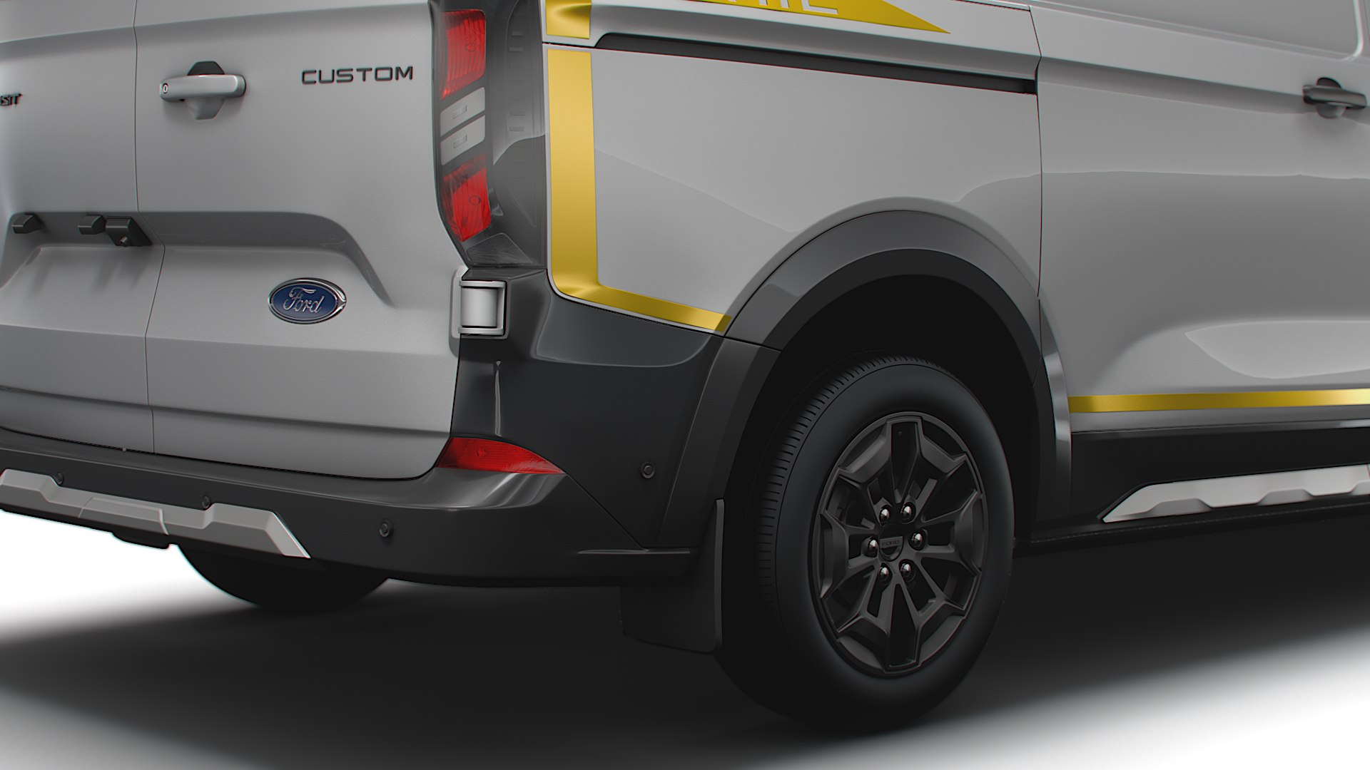 3D Model Ford Transit Custom Trail L1H1 2023 - TurboSquid 2002057