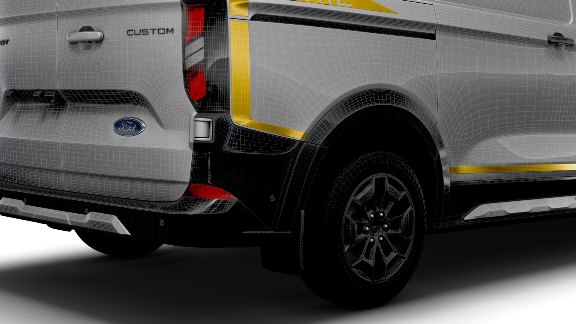 3D Model Ford Transit Custom Trail L1H1 2023 - TurboSquid 2002057