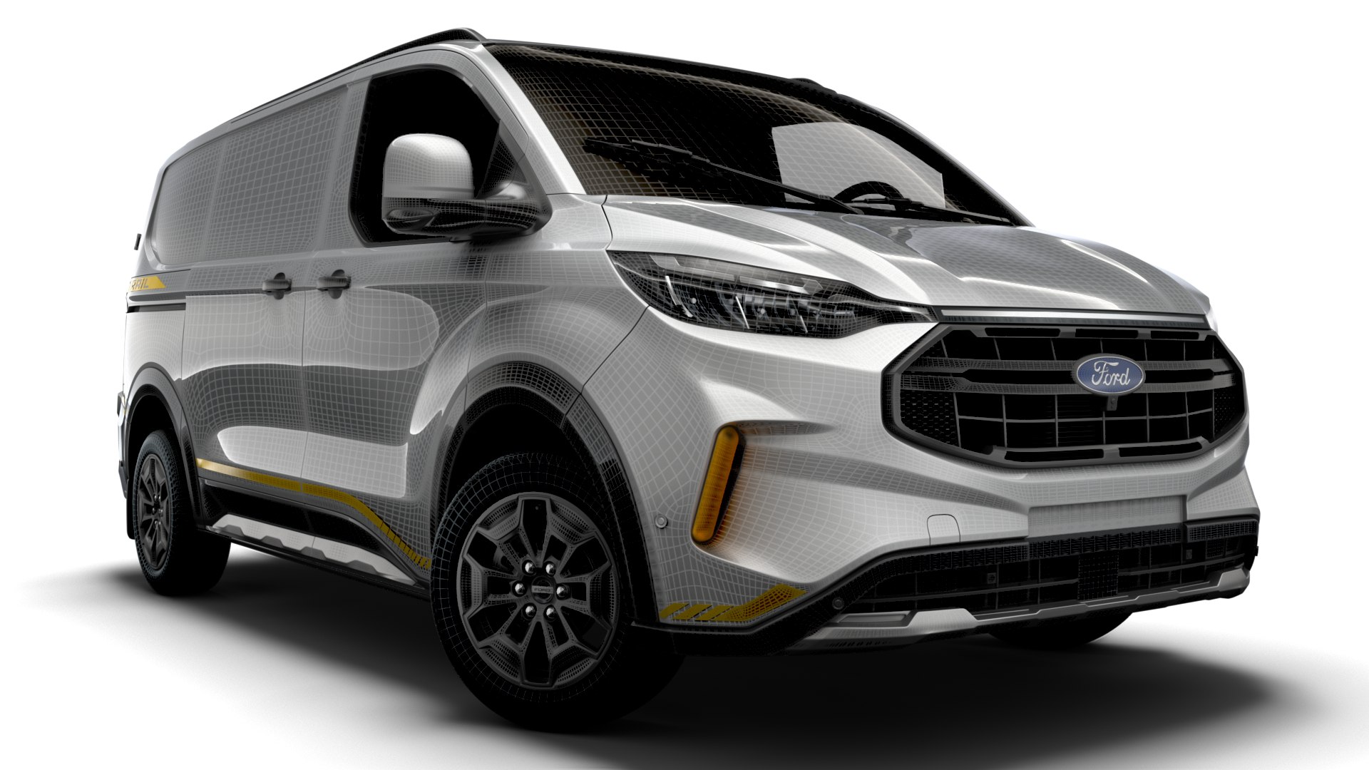 3D Model Ford Transit Custom Trail L1H1 2023 - TurboSquid 2002057