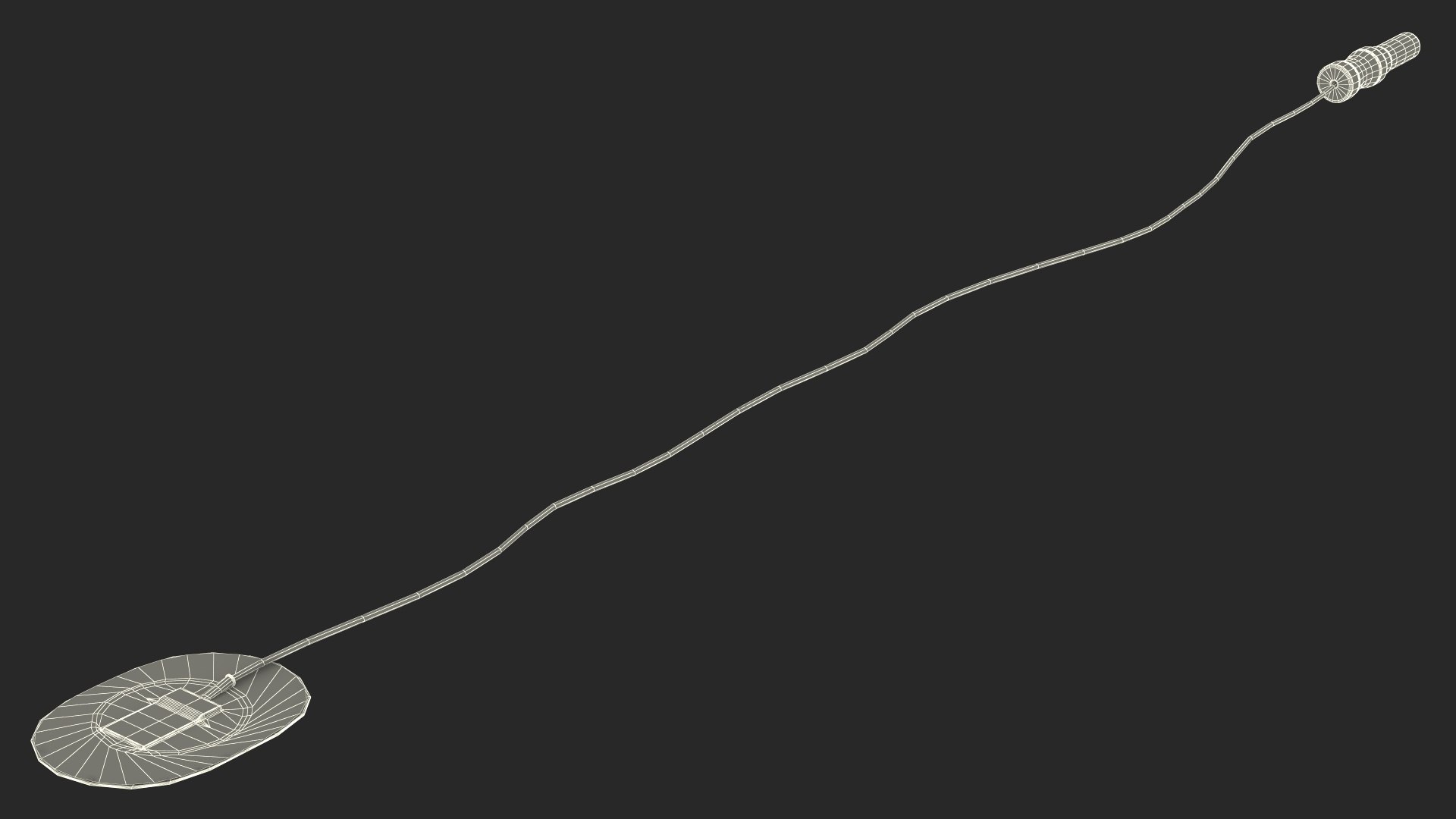 3D Black Stretched Wire with Surface Electrode - TurboSquid 2152129