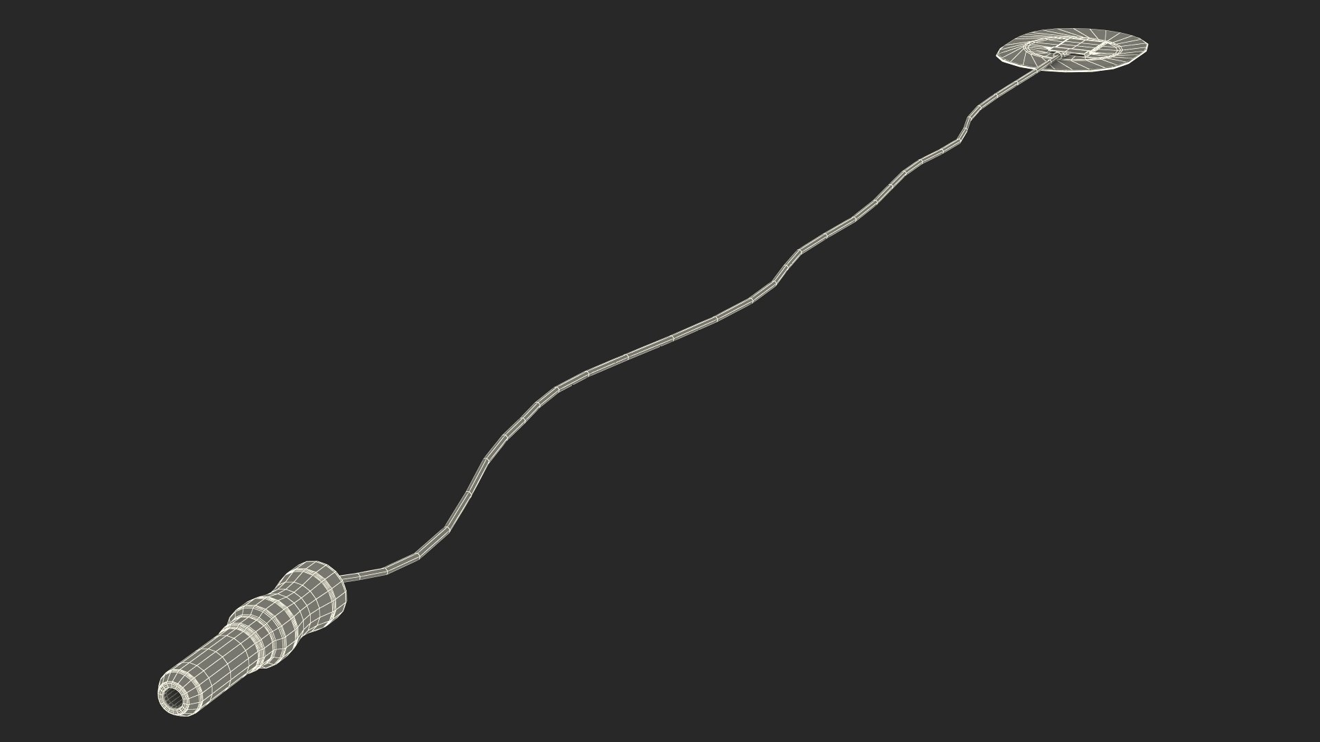 3D Black Stretched Wire with Surface Electrode - TurboSquid 2152129