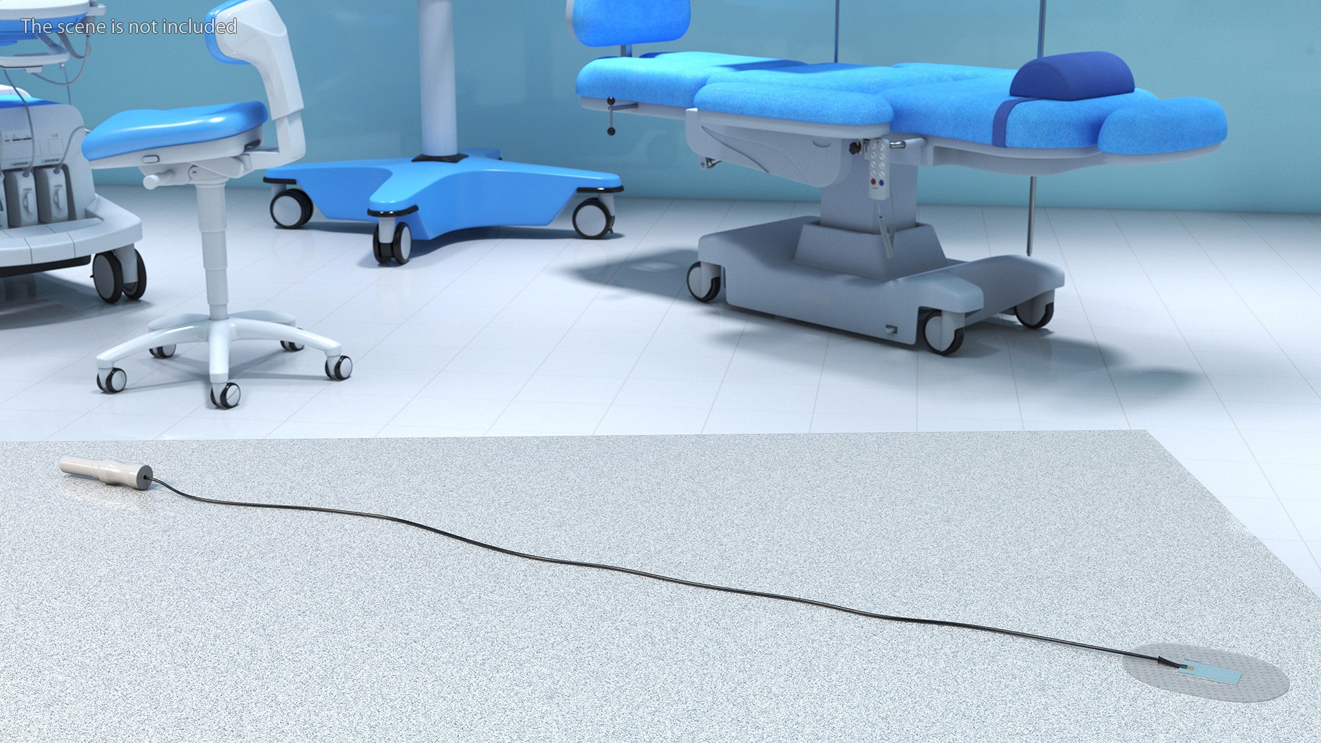 3D Black Stretched Wire with Surface Electrode - TurboSquid 2152129