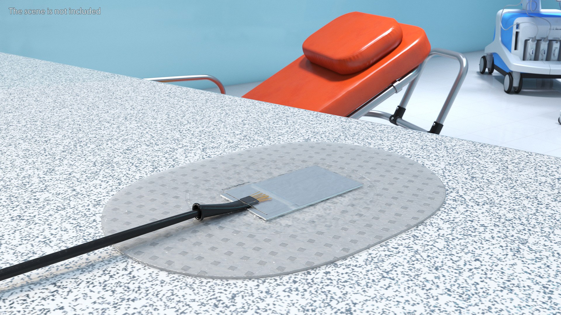 3D Black Stretched Wire with Surface Electrode - TurboSquid 2152129