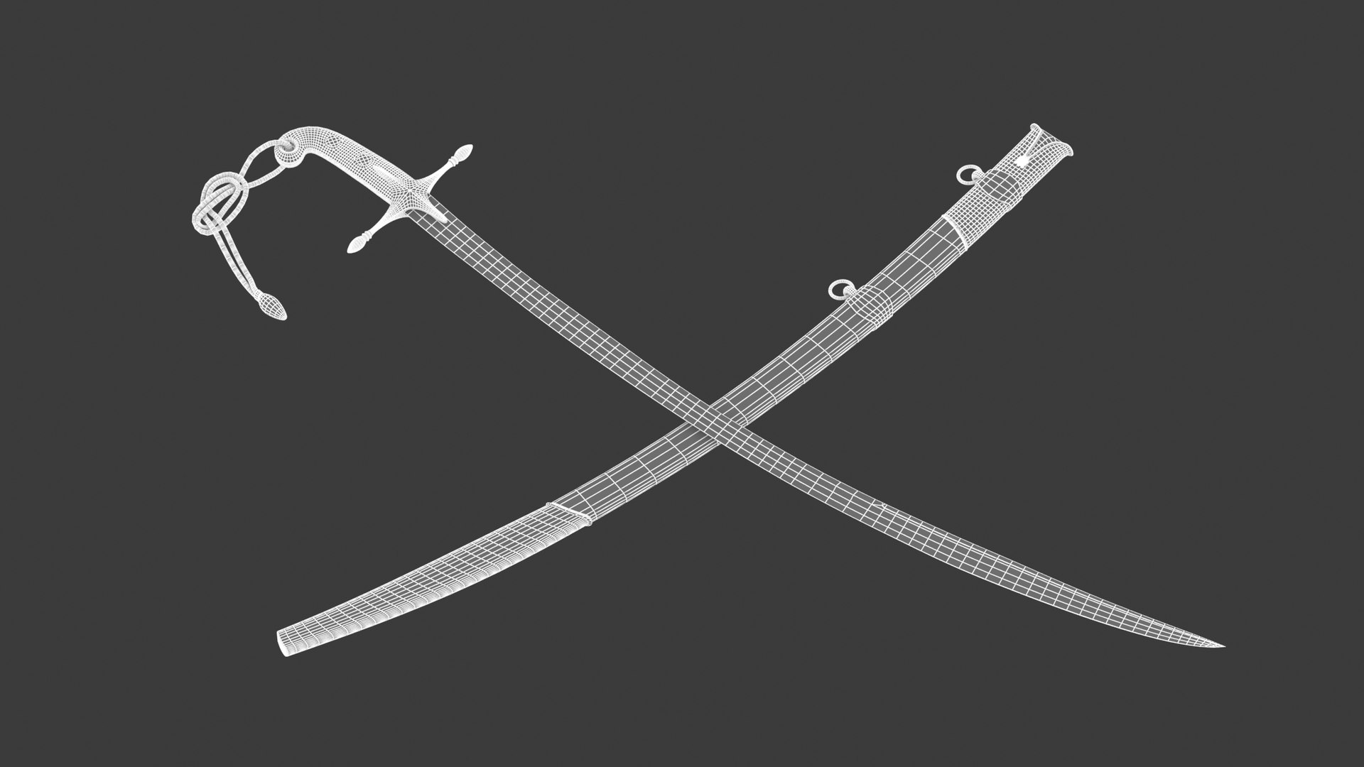 Mameluke Sword 3D Model - TurboSquid 1714799