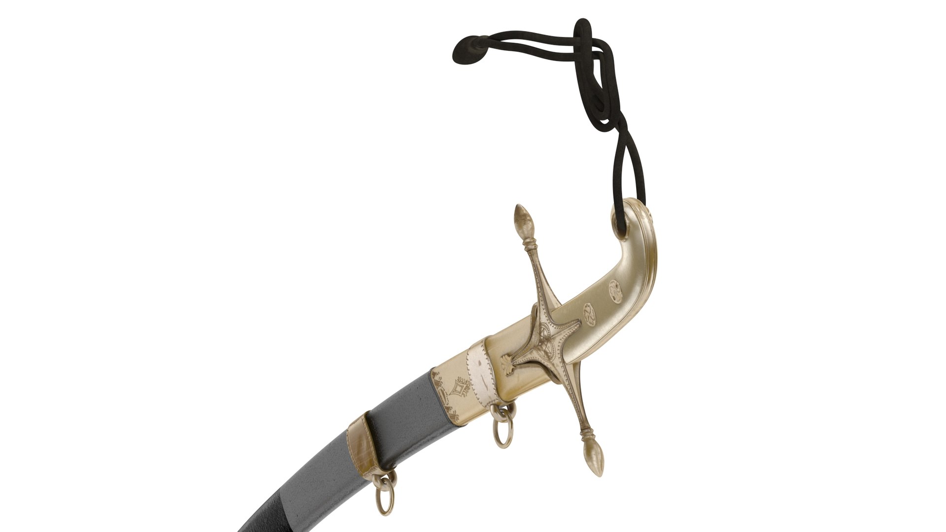 Mameluke Sword 3D Model - TurboSquid 1714799