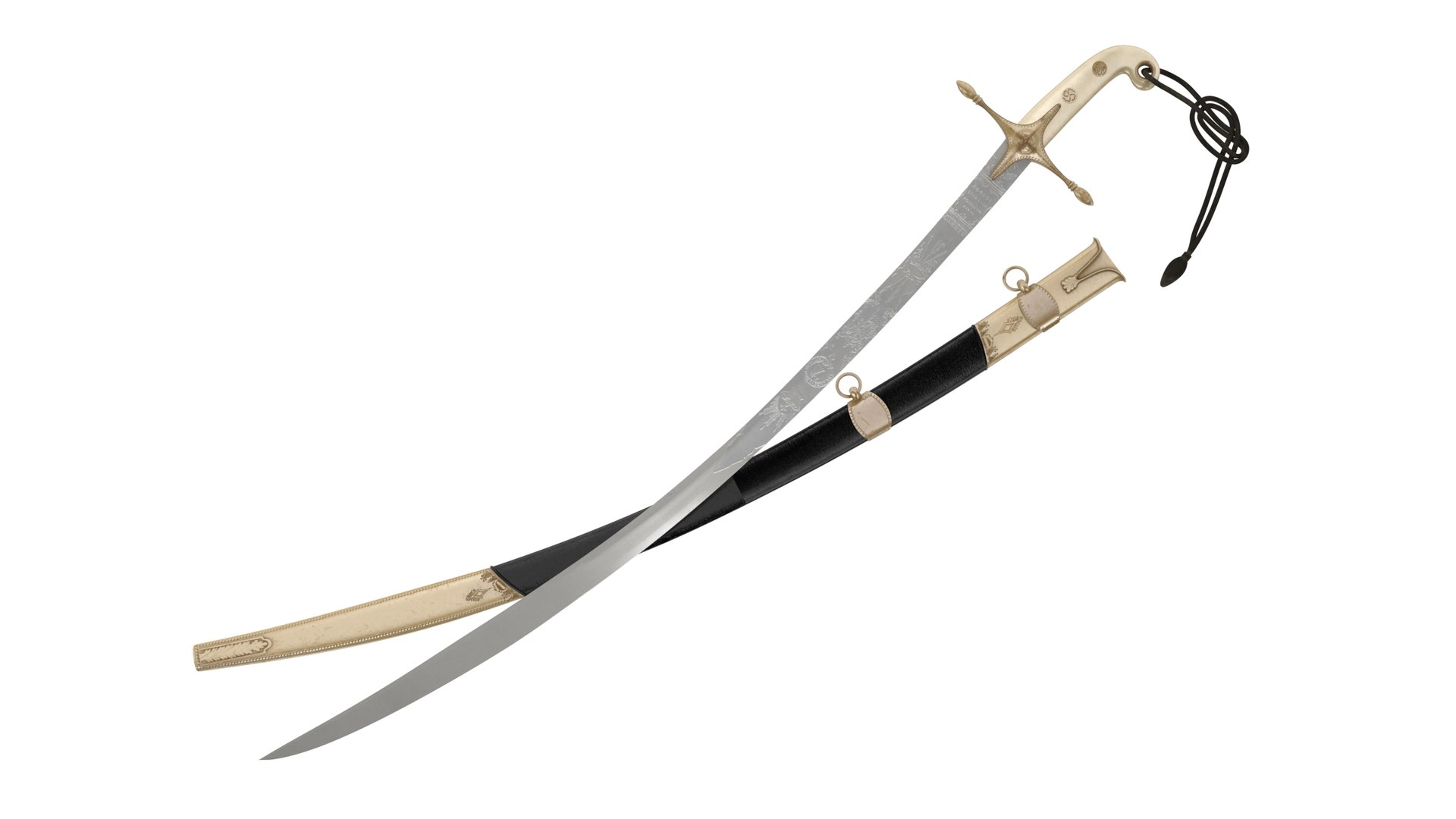 Mameluke Sword 3D Model - TurboSquid 1714799