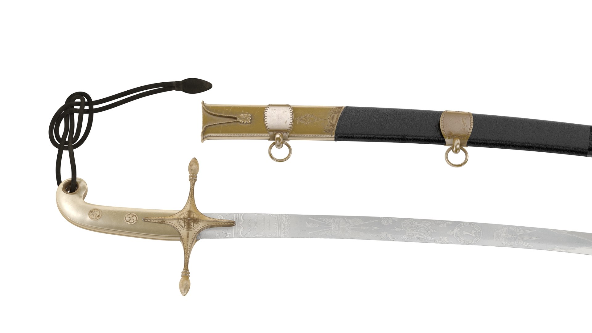 Mameluke Sword 3D Model - TurboSquid 1714799