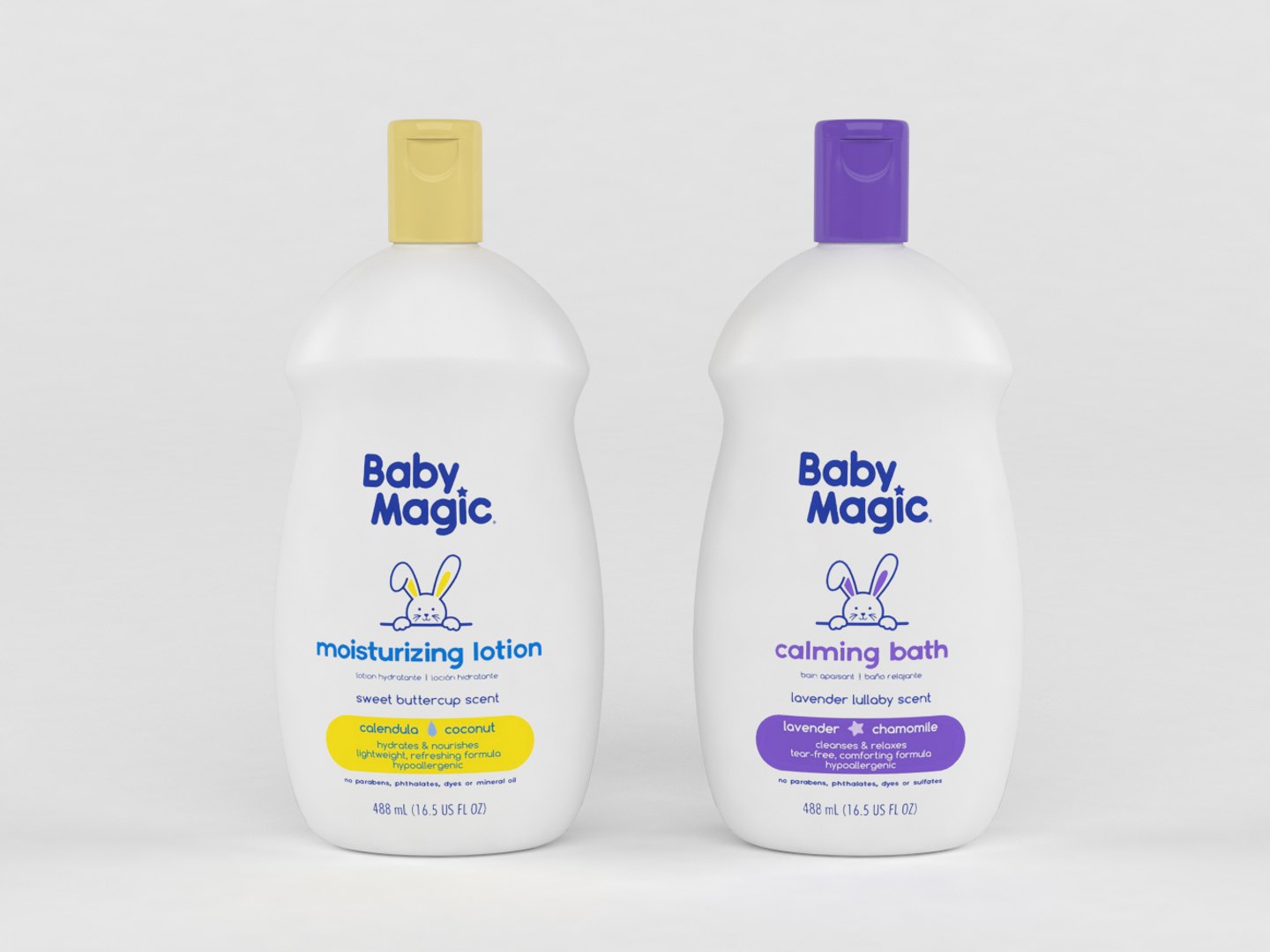 Baby magic calming bath 3D model - TurboSquid 1394343