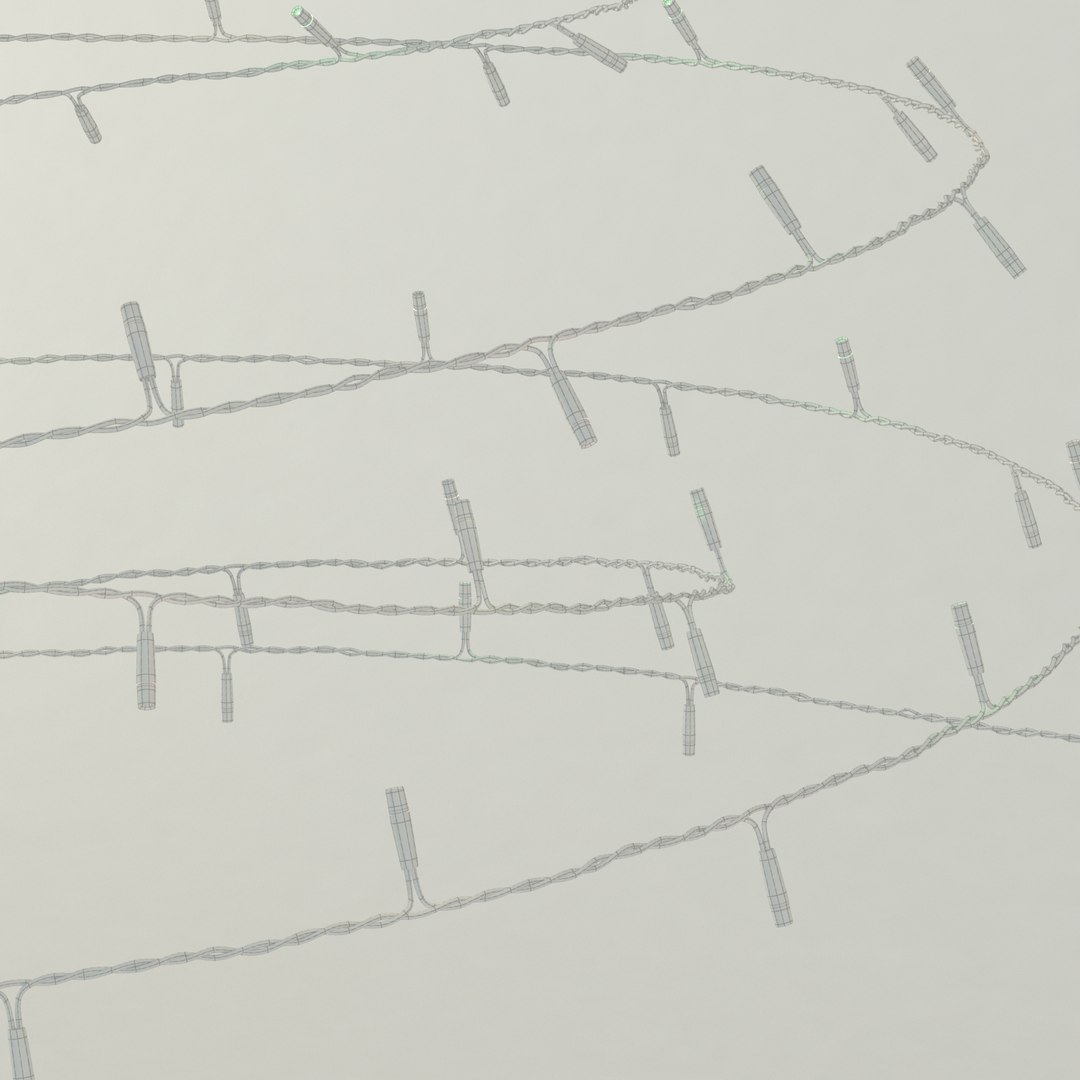 Led Garlands Animation 3d Model