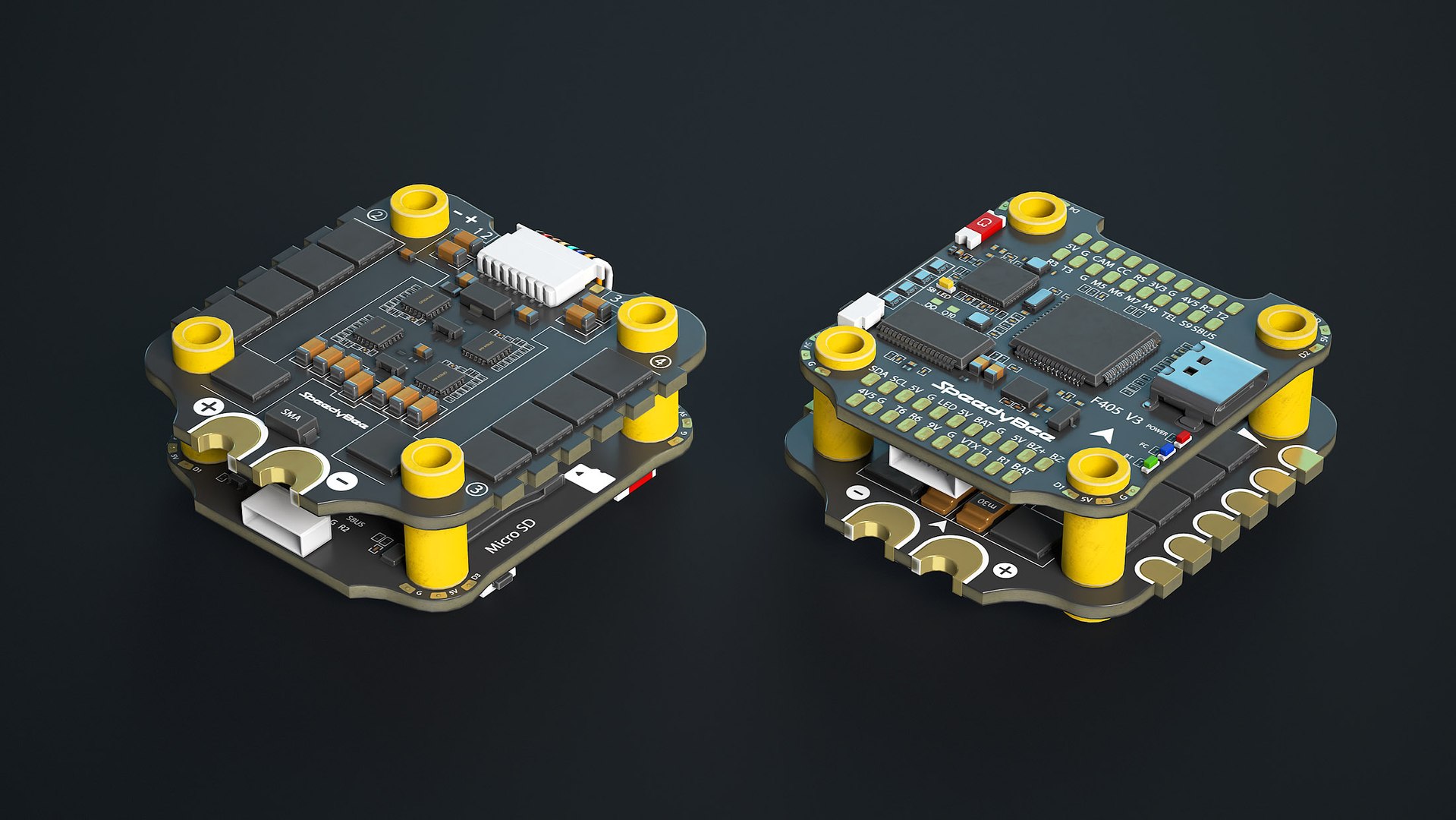 FPV Drone Parts Set Vol 1 Model - TurboSquid 2347897